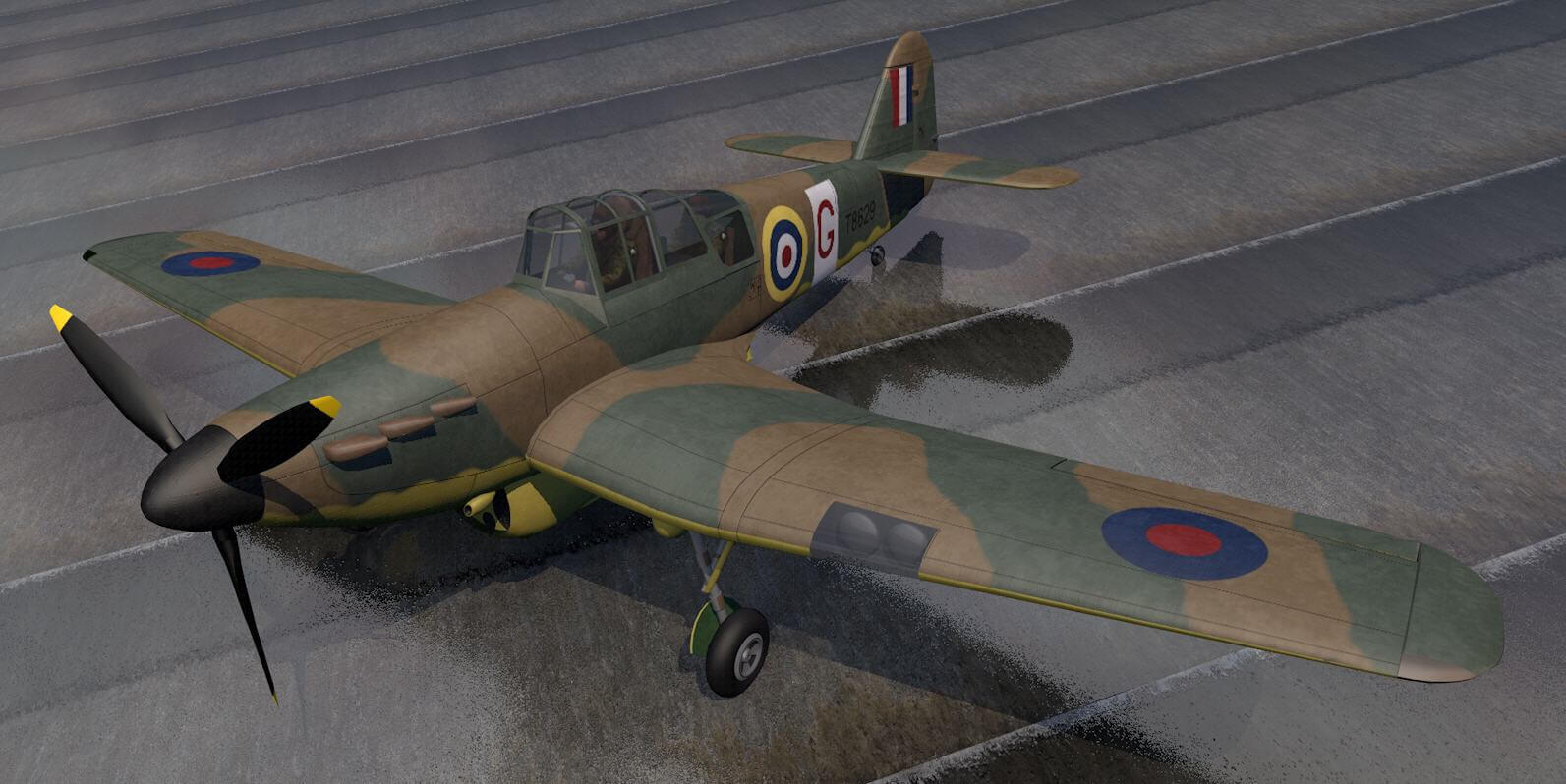 Miles M-9a Master Mk-1 3D Model by ChipBassChaos