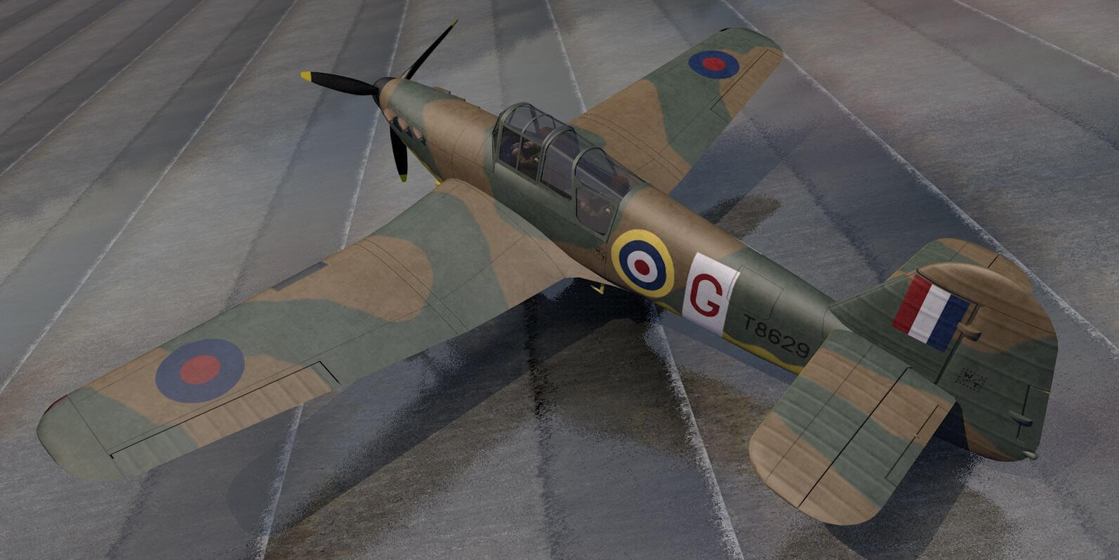 Miles M-9a Master Mk-1 3D Model by ChipBassChaos