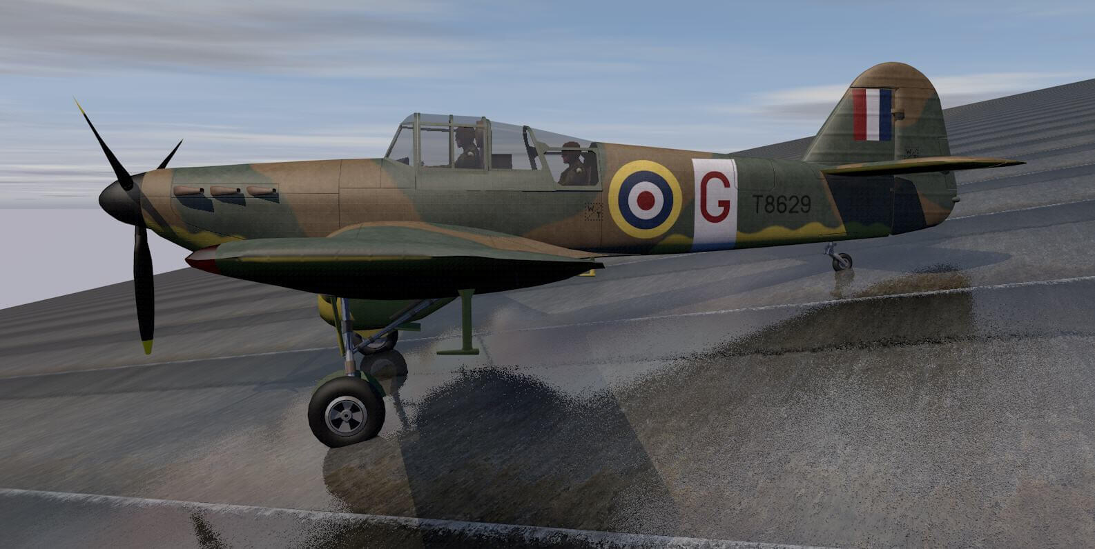 Miles M-9a Master Mk-1 3D Model by ChipBassChaos