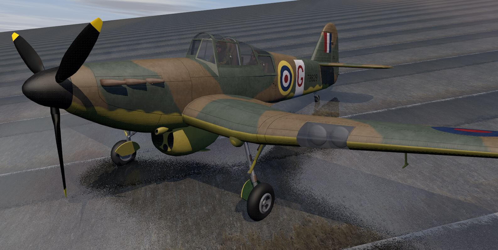 Miles M-9a Master Mk-1 3D Model by ChipBassChaos