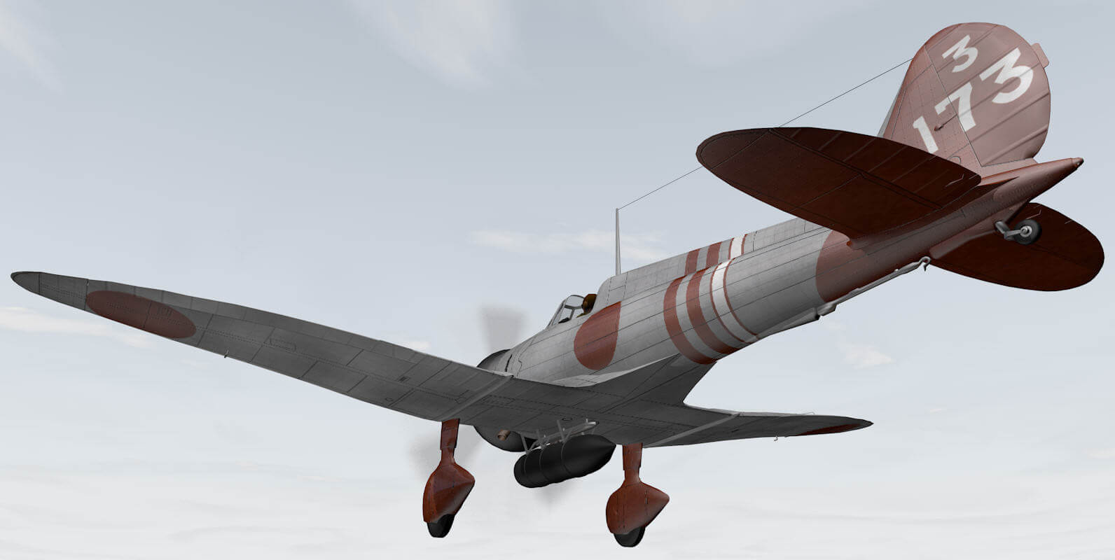 Mitsubishi A5M2 Claude - 3D Model by ChipBassChaos