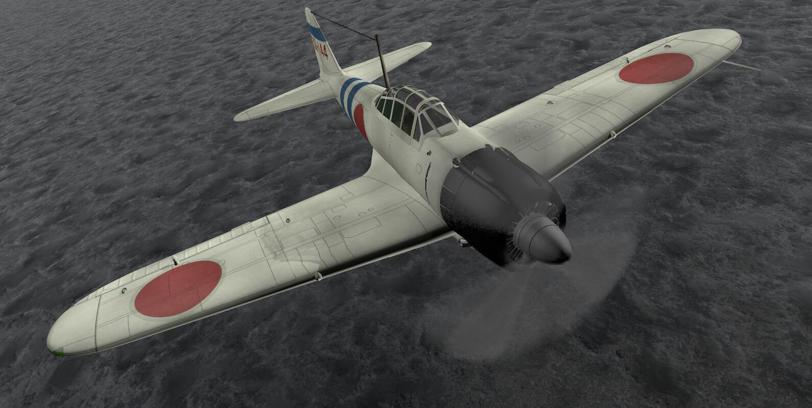 Mitsubishi A6M2 Zero (Zeke) - 3D Model by ChipBassChaos