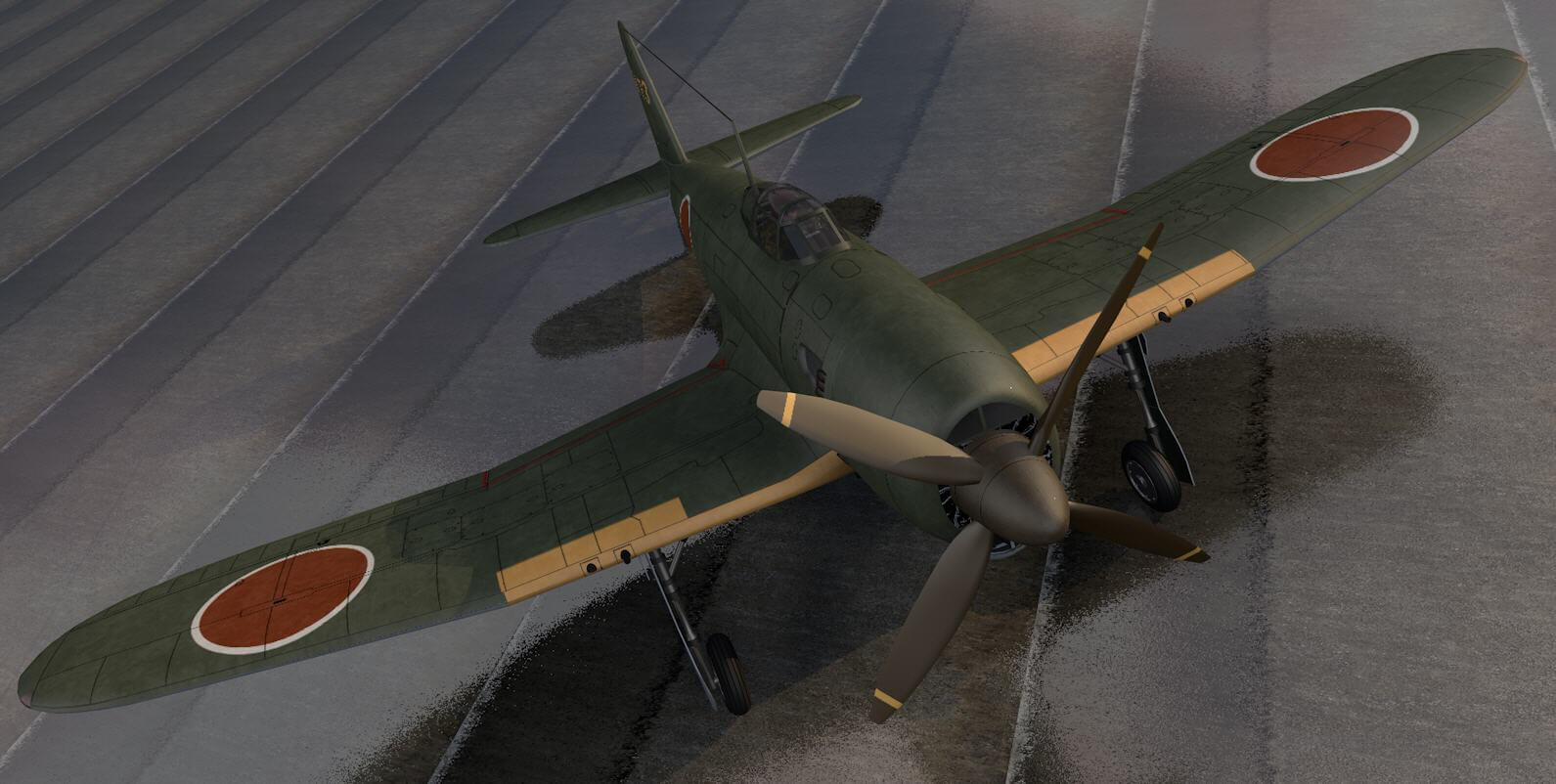Mitsubishi A7M1 Reppu (SAM) - 3D Model by ChipBassChaos