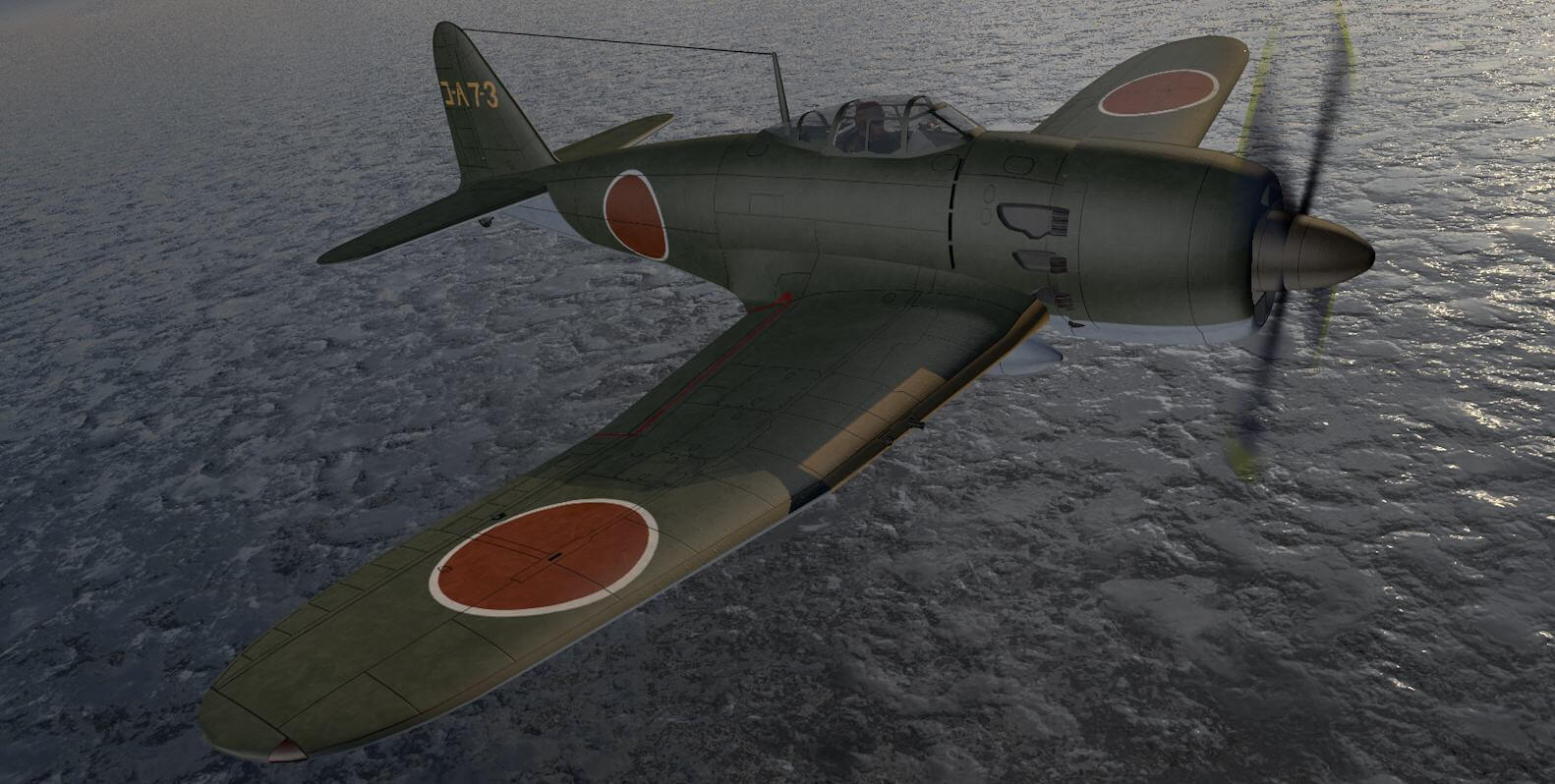 Mitsubishi A7M1 Reppu (SAM) - 3D Model by ChipBassChaos