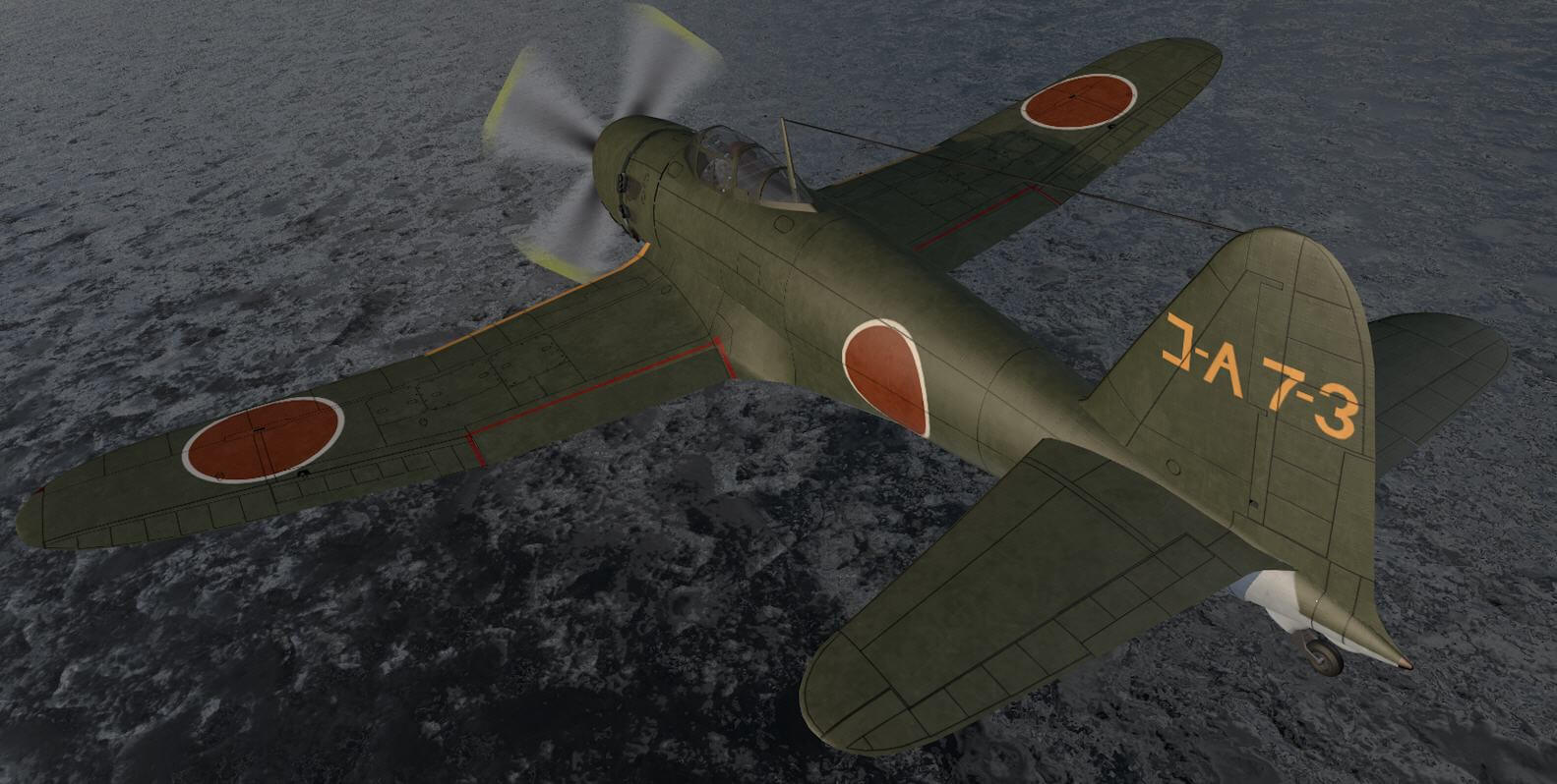 Mitsubishi A7M1 Reppu (SAM) - 3D Model by ChipBassChaos