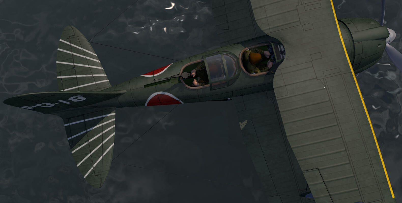 Mitsubishi F1M2 Zerokan (Pete) - 3D Model by ChipBassChaos