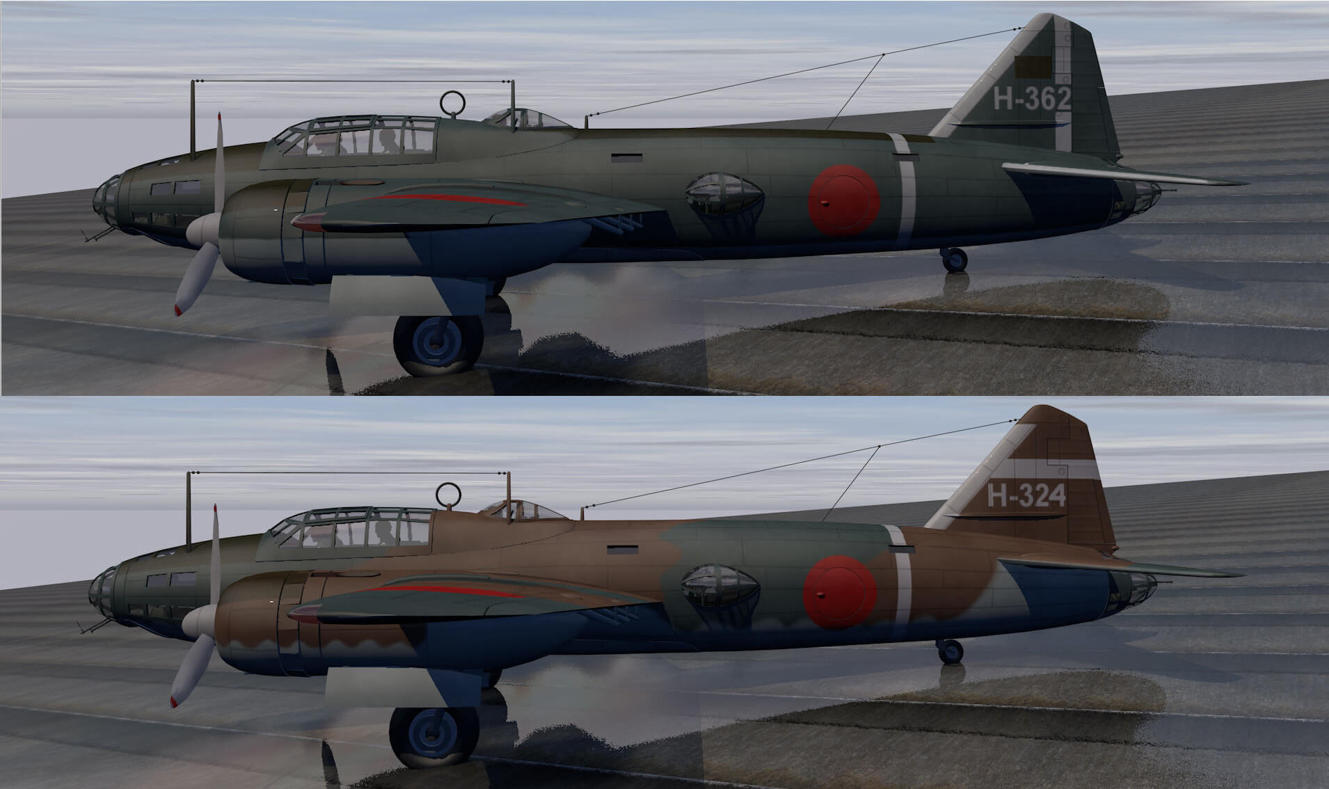 Mitsubishi G4M1 Betty - 3D Model by ChipBassChaos