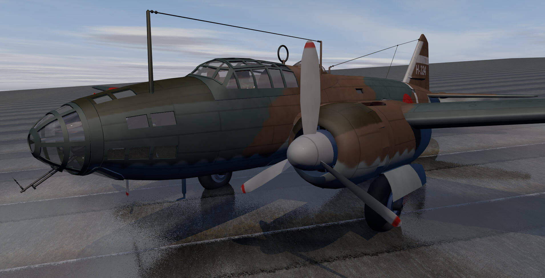 Mitsubishi G4M1 Betty - 3D Model by ChipBassChaos