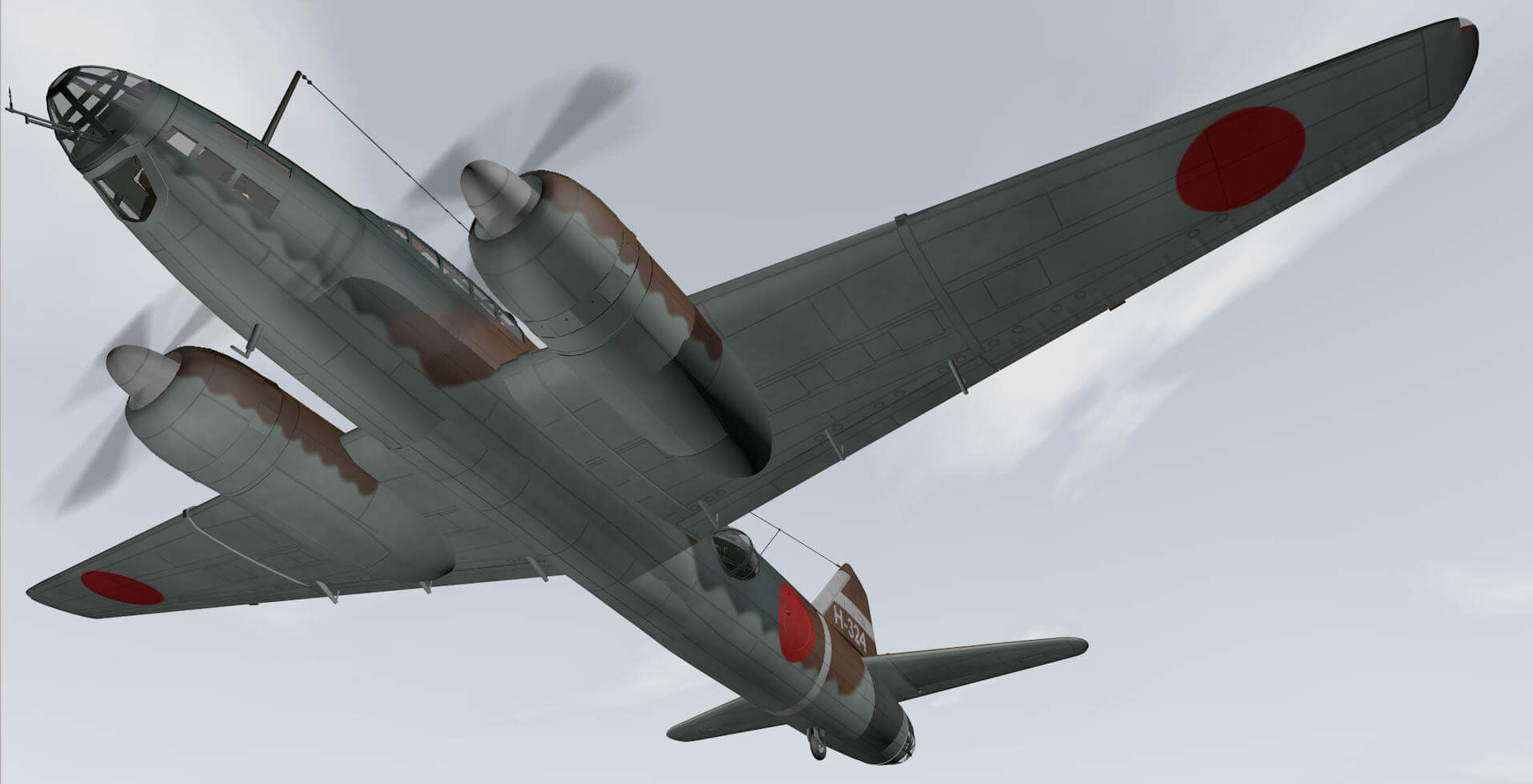 Mitsubishi G4M1 Betty - 3D Model by ChipBassChaos