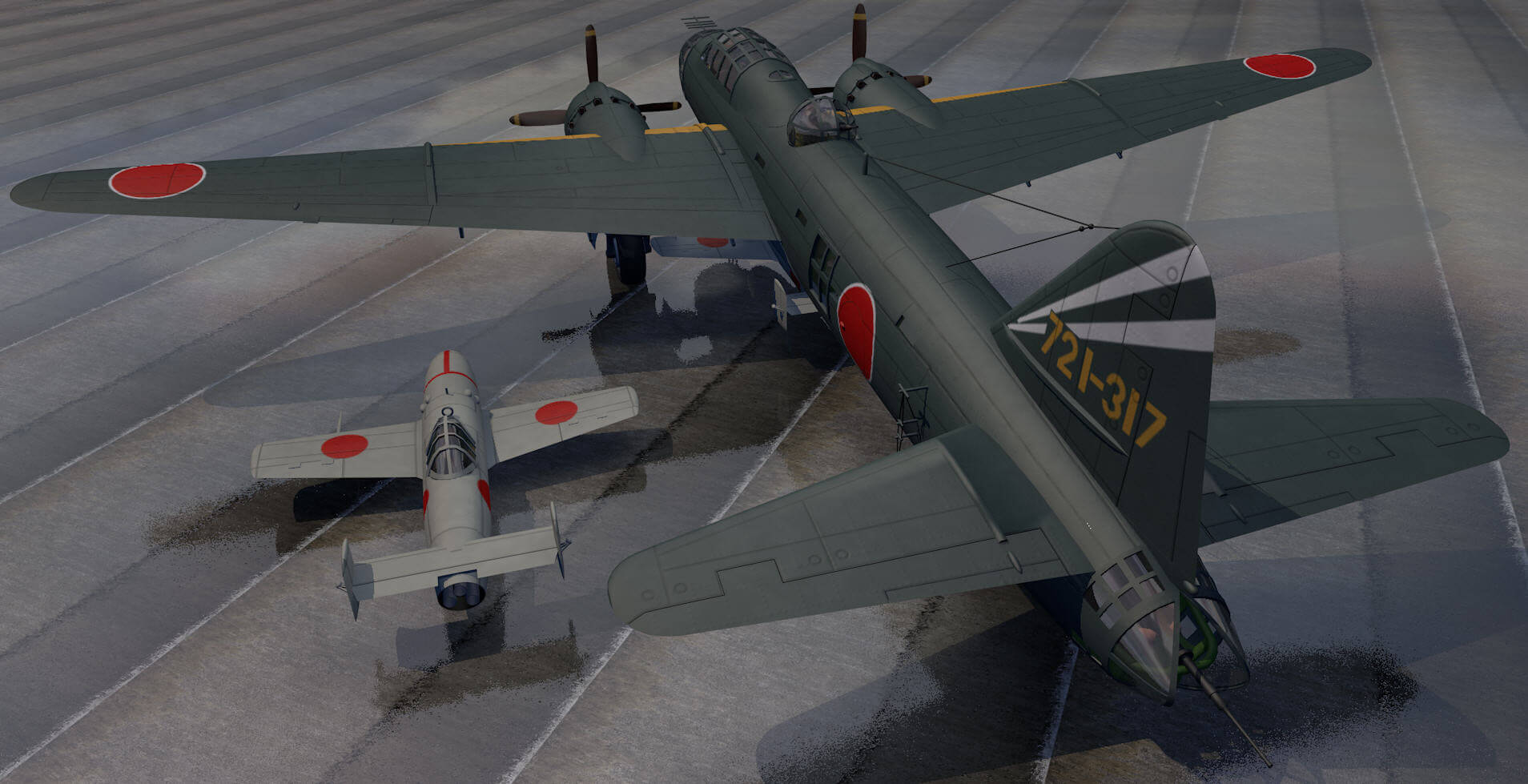 Mitsubishi G4M2 Betty2 - 3D Model by ChipBassChaos