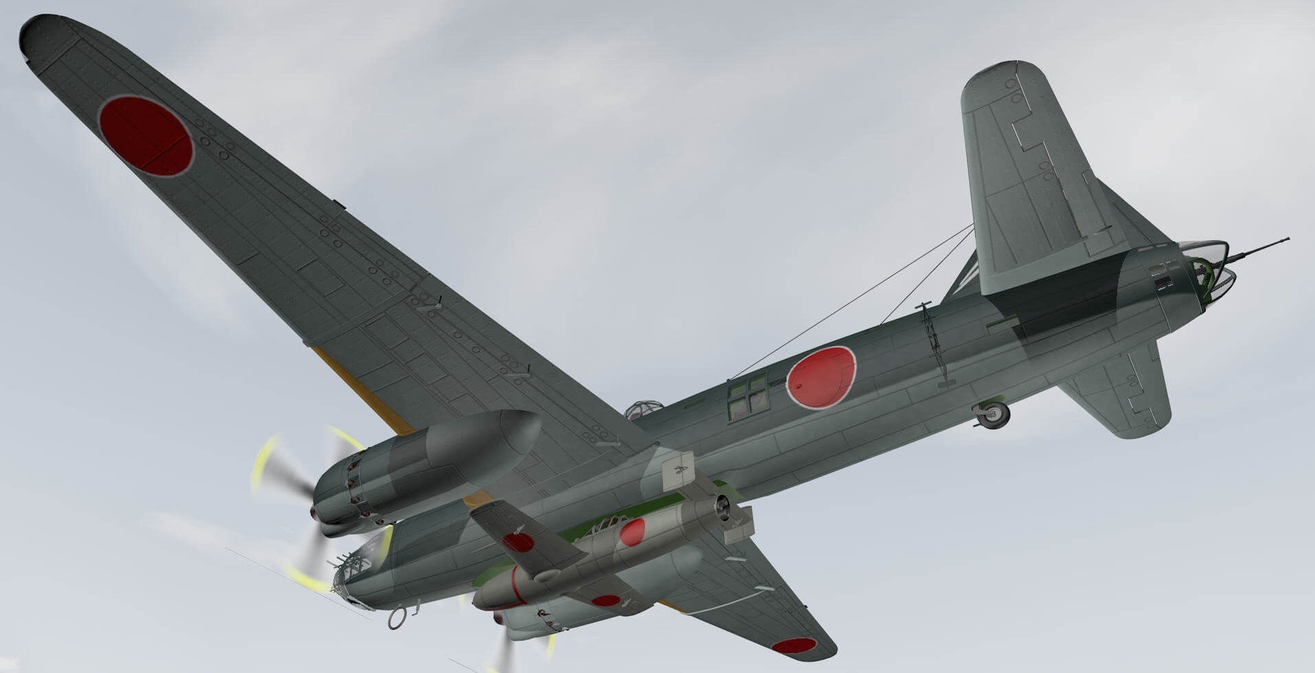 Mitsubishi G4M2 Betty2 - 3D Model by ChipBassChaos