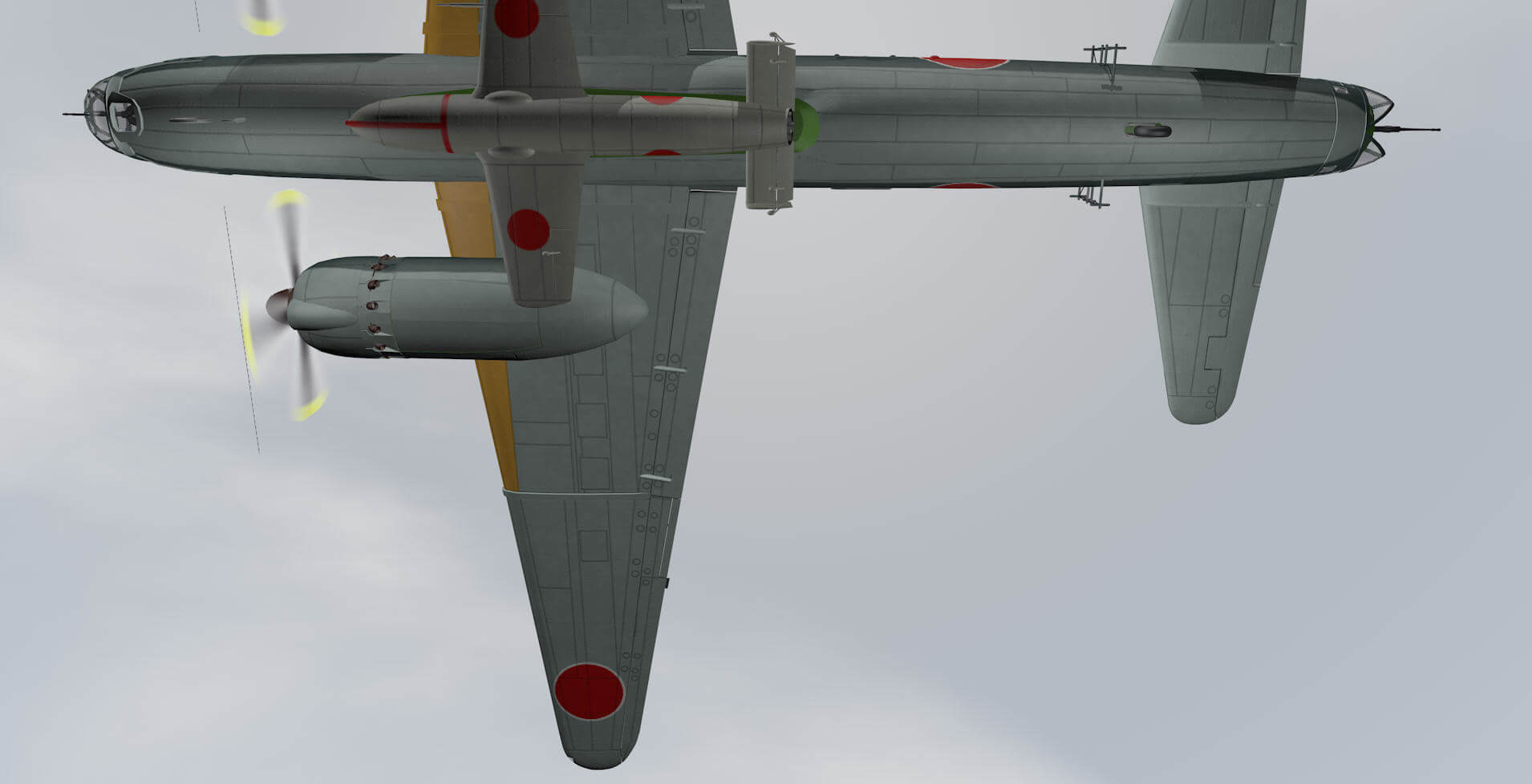 Mitsubishi G4M2 Betty2 - 3D Model by ChipBassChaos
