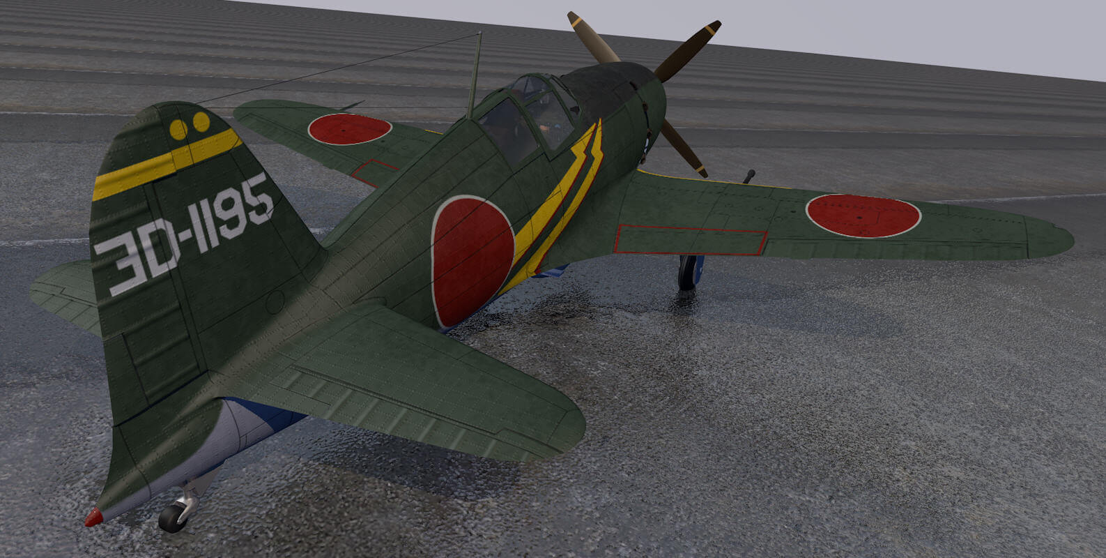 Mitsubishi J2M3 Raiden (Jack) - 3D Model by ChipBassChaos