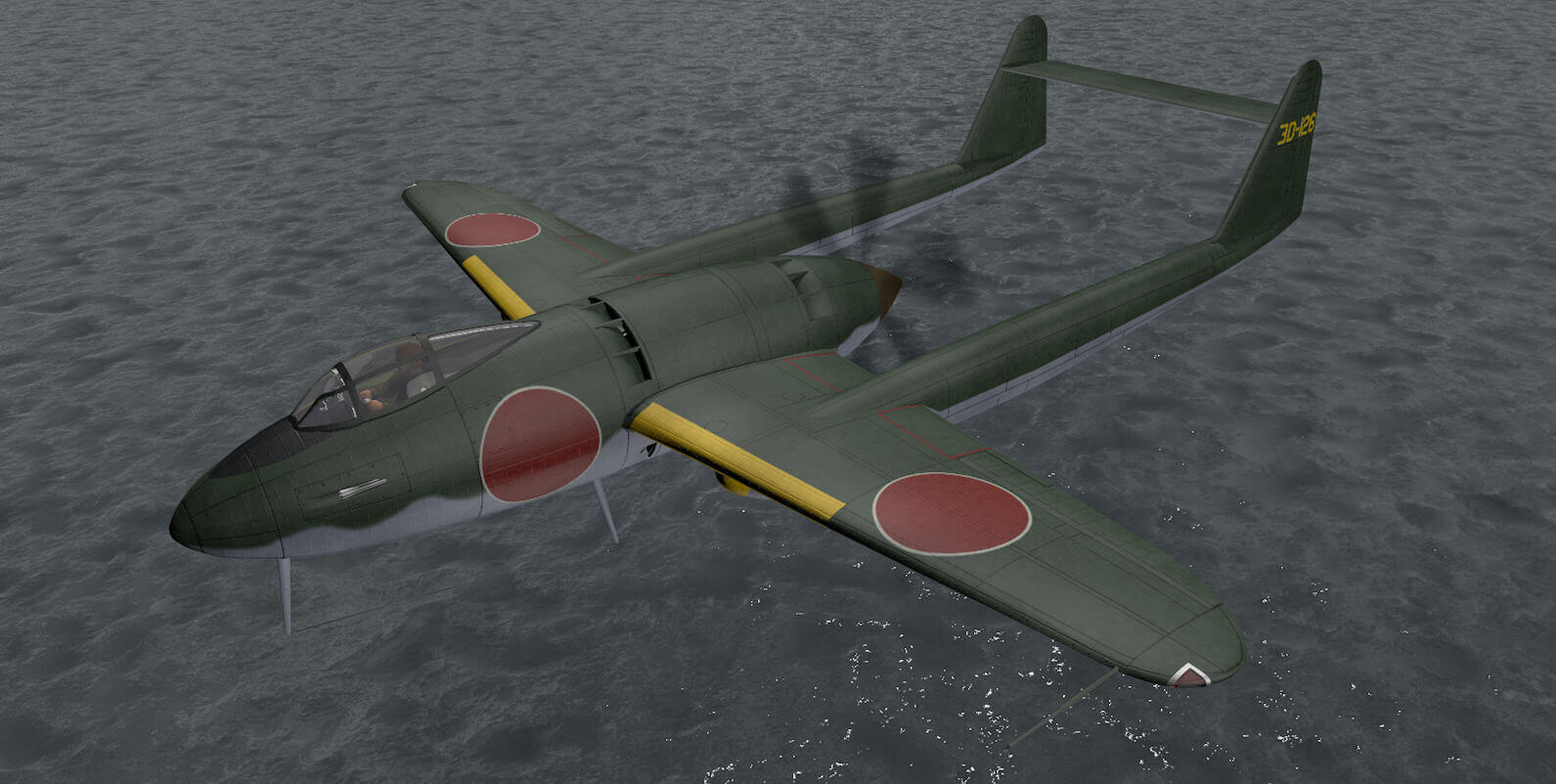 Mitsubishi J4M1 Senden (Luke) - 3D Model by ChipBassChaos