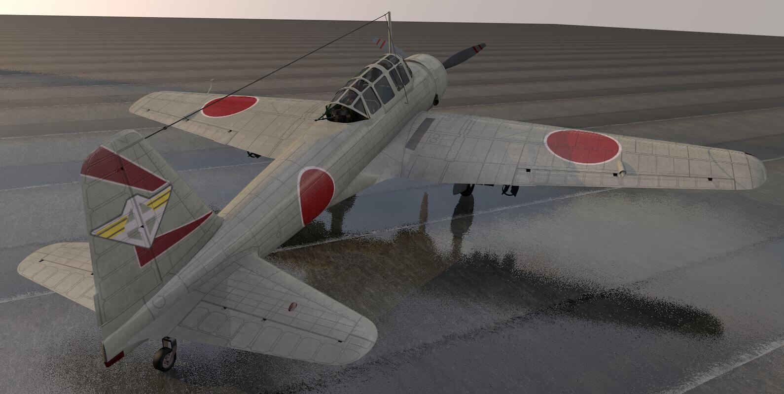 Mitsubishi Ki-51 Type 99 Sonia 3D Model by ChipBassChaos