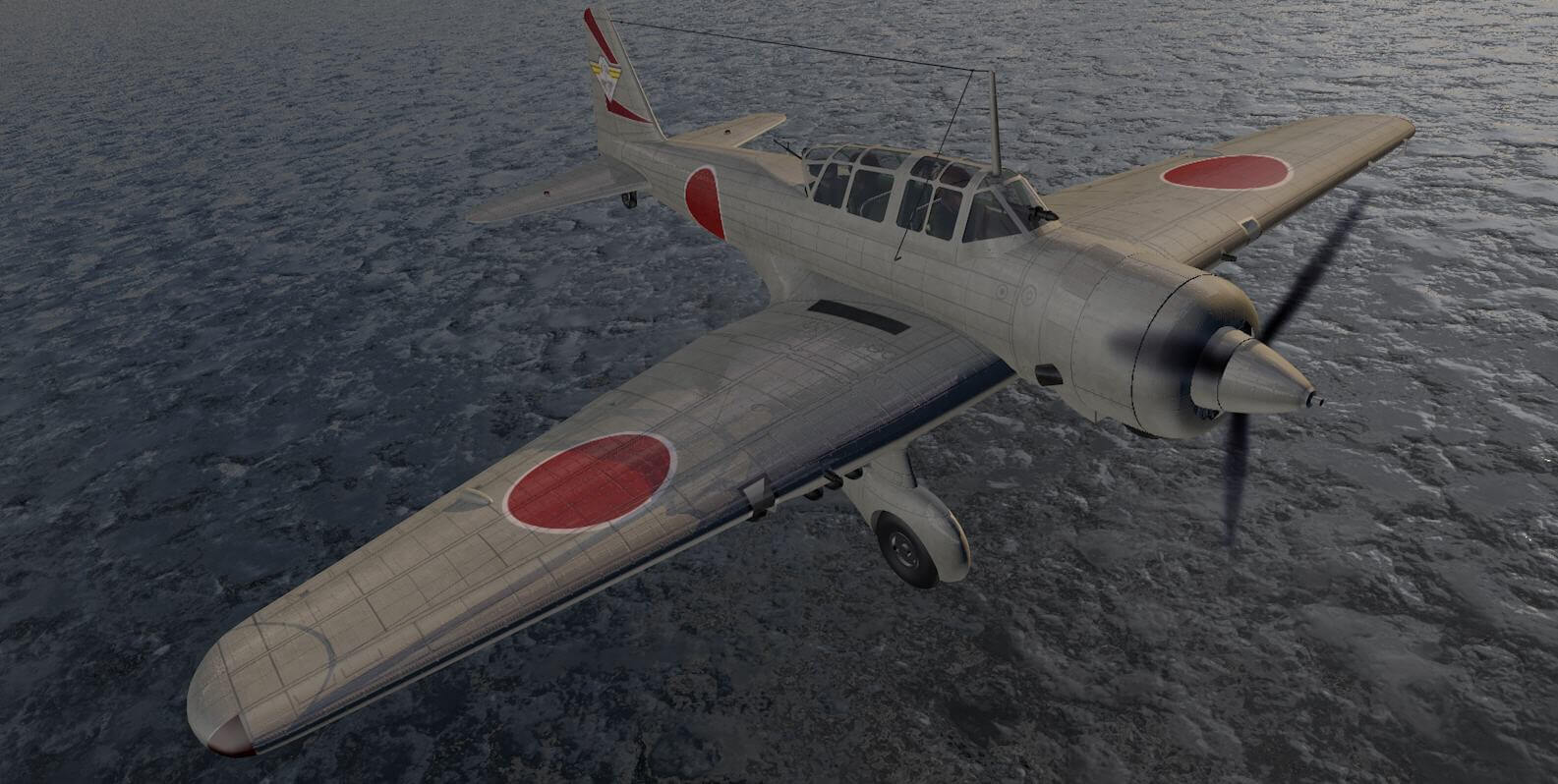 Mitsubishi Ki-51 Type 99 Sonia 3D Model by ChipBassChaos
