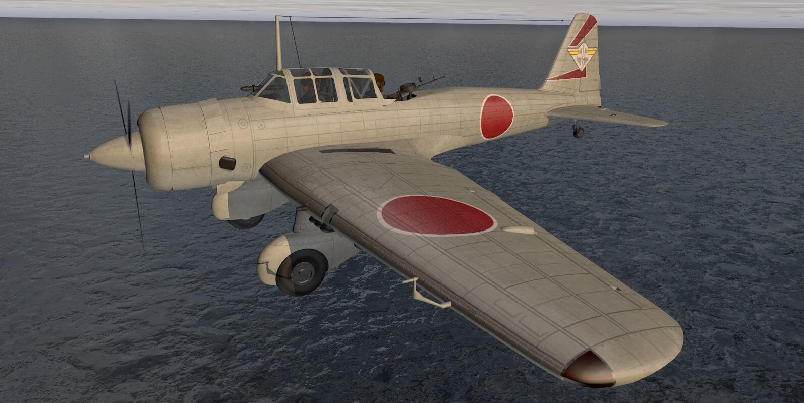 Mitsubishi Ki-51 Type 99 Sonia 3D Model by ChipBassChaos