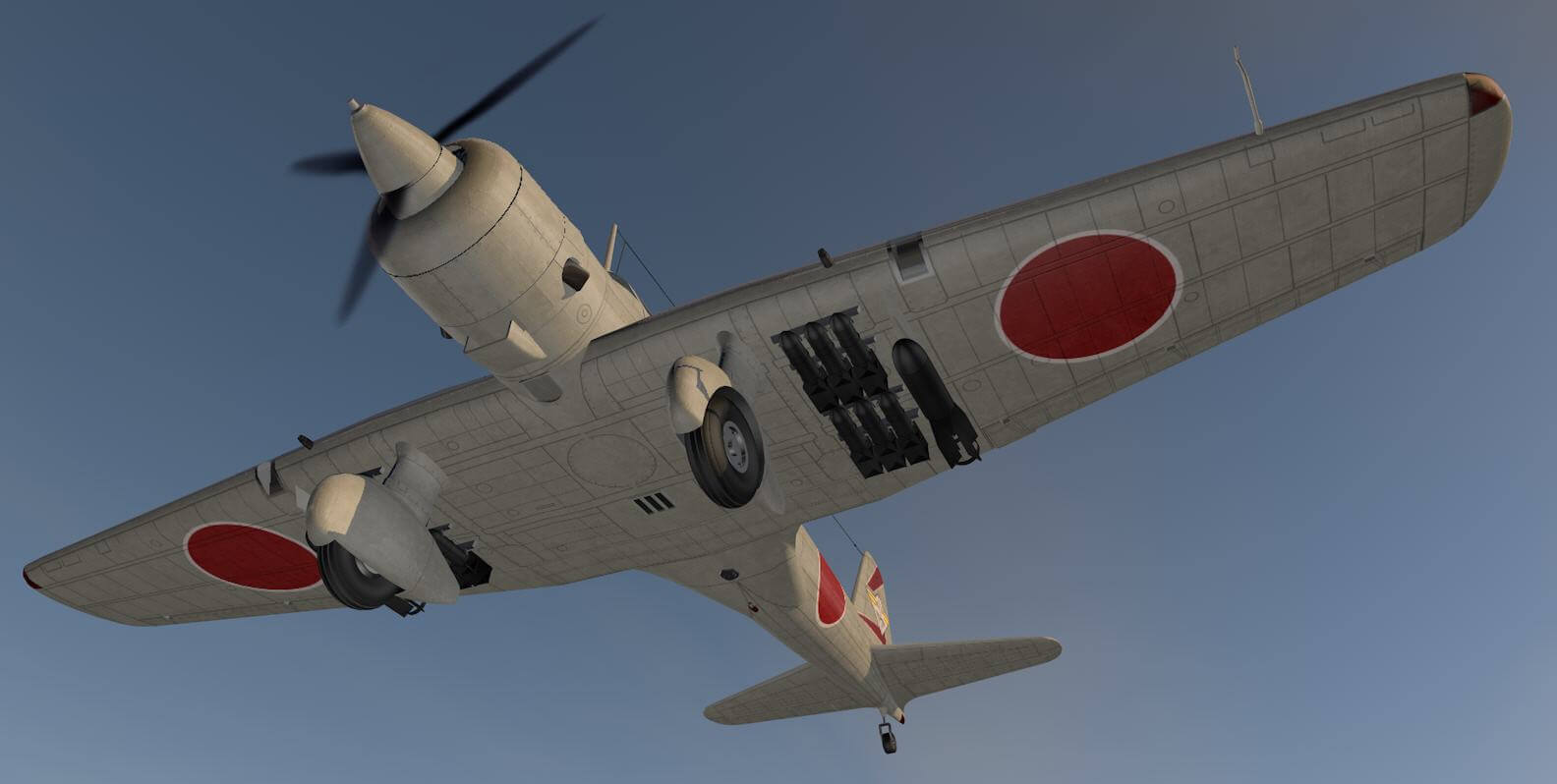 Mitsubishi Ki-51 Type 99 Sonia 3D Model by ChipBassChaos