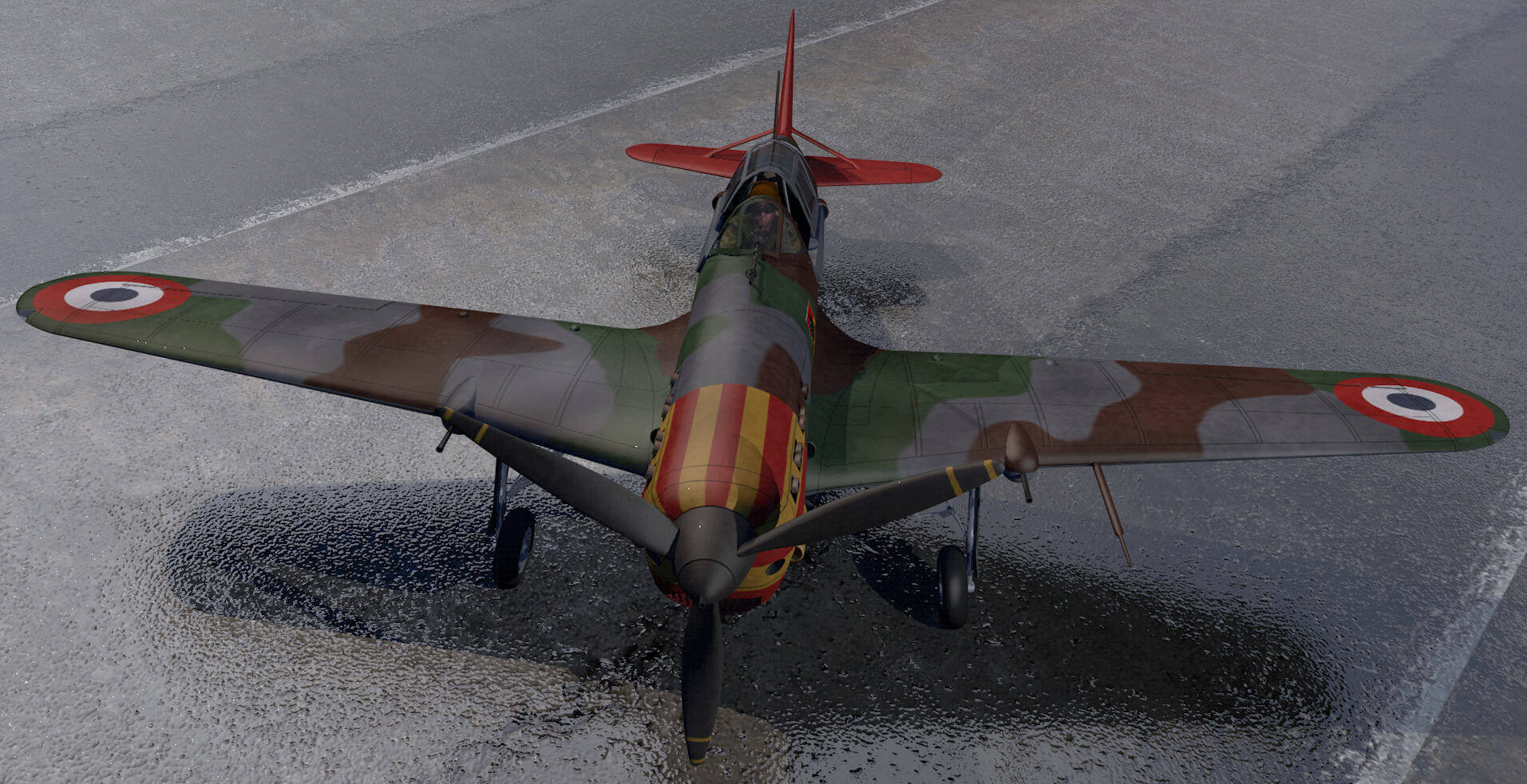 Morane Saulnier Ms-406 C1 3D Model by ChipBassChaos