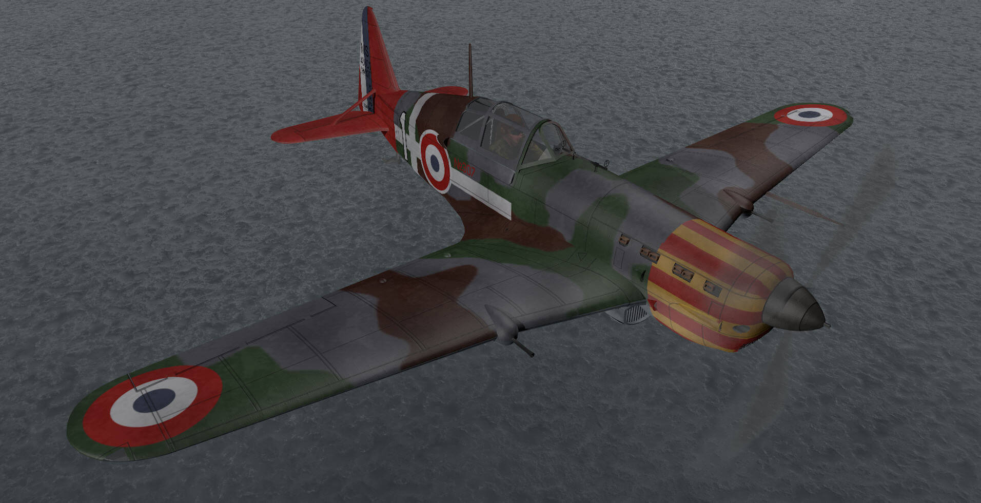 Morane Saulnier Ms-406 C1 3D Model by ChipBassChaos