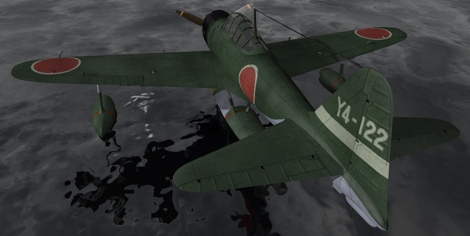 Nakajima A6M2-N Rufe 3D Model by ChipBassChaos