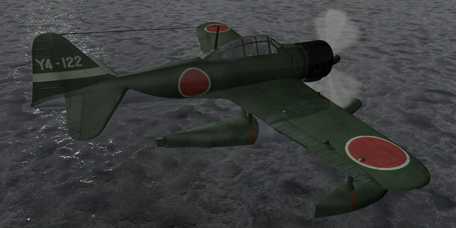 Nakajima A6M2-N Rufe 3D Model by ChipBassChaos
