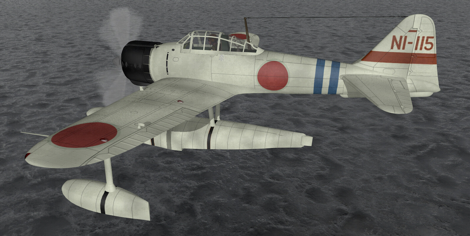 Nakajima A6M2-N Rufe 3D Model by ChipBassChaos