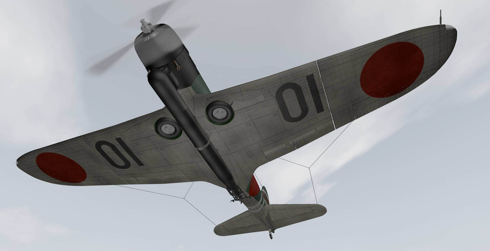 Nakajima B5N2 Kate - 3D Model by ChipBassChaos
