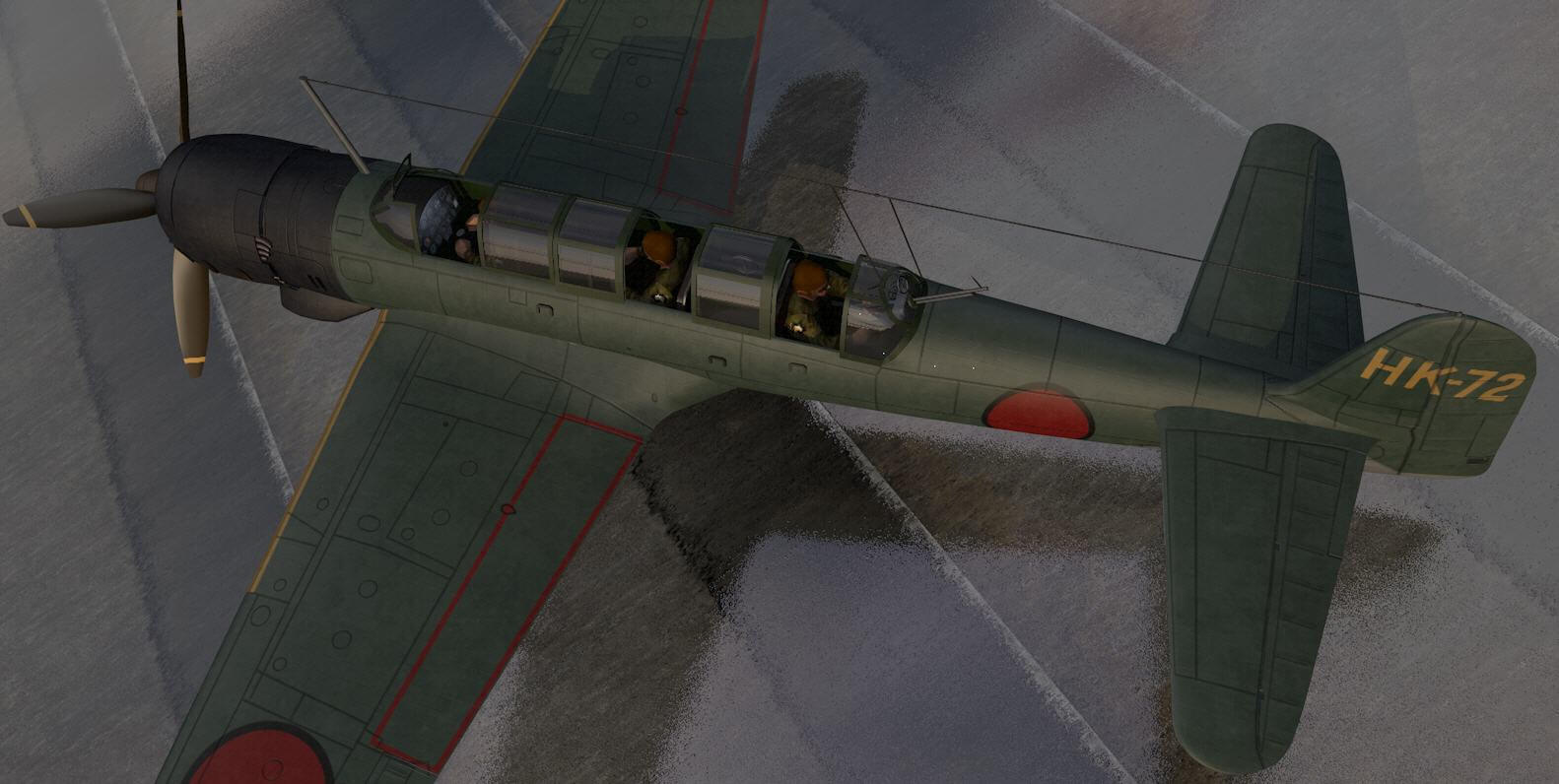 Nakajima C6N1 Saiun (Myrt) - 3D Model by ChipBassChaos