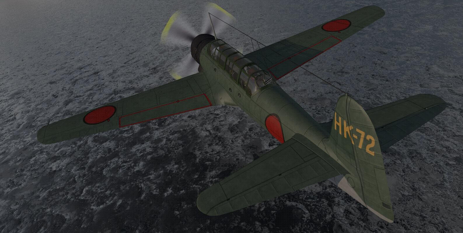 Nakajima C6N1 Saiun (Myrt) - 3D Model by ChipBassChaos