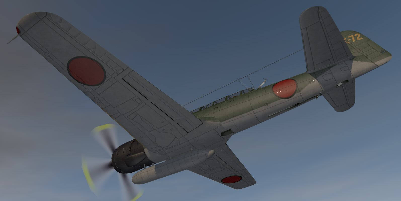 Nakajima C6N1 Saiun (Myrt) - 3D Model by ChipBassChaos