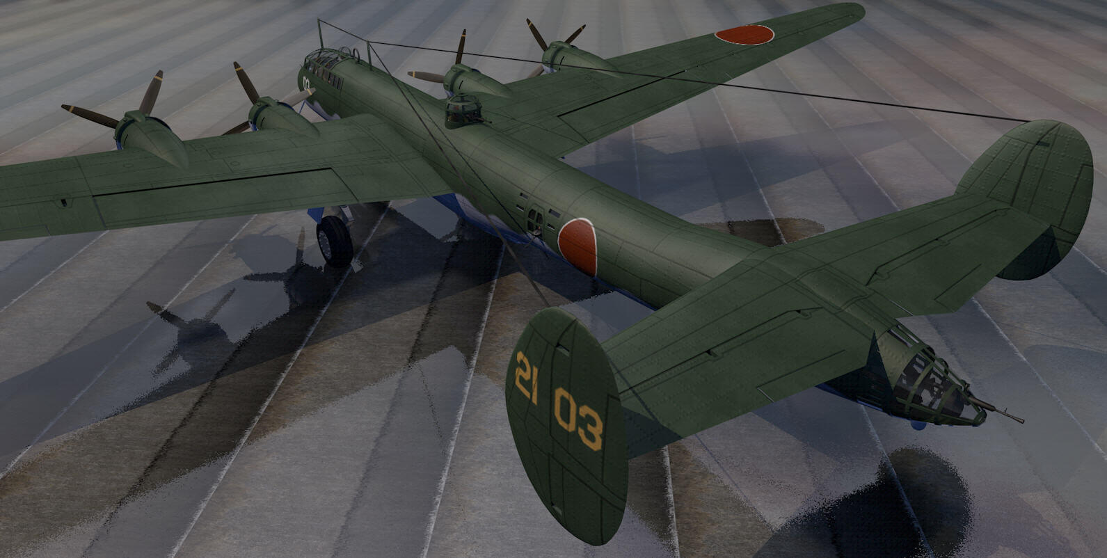 Nakajima G5N2 Shinzan (Liz) - 3D Model by ChipBassChaos