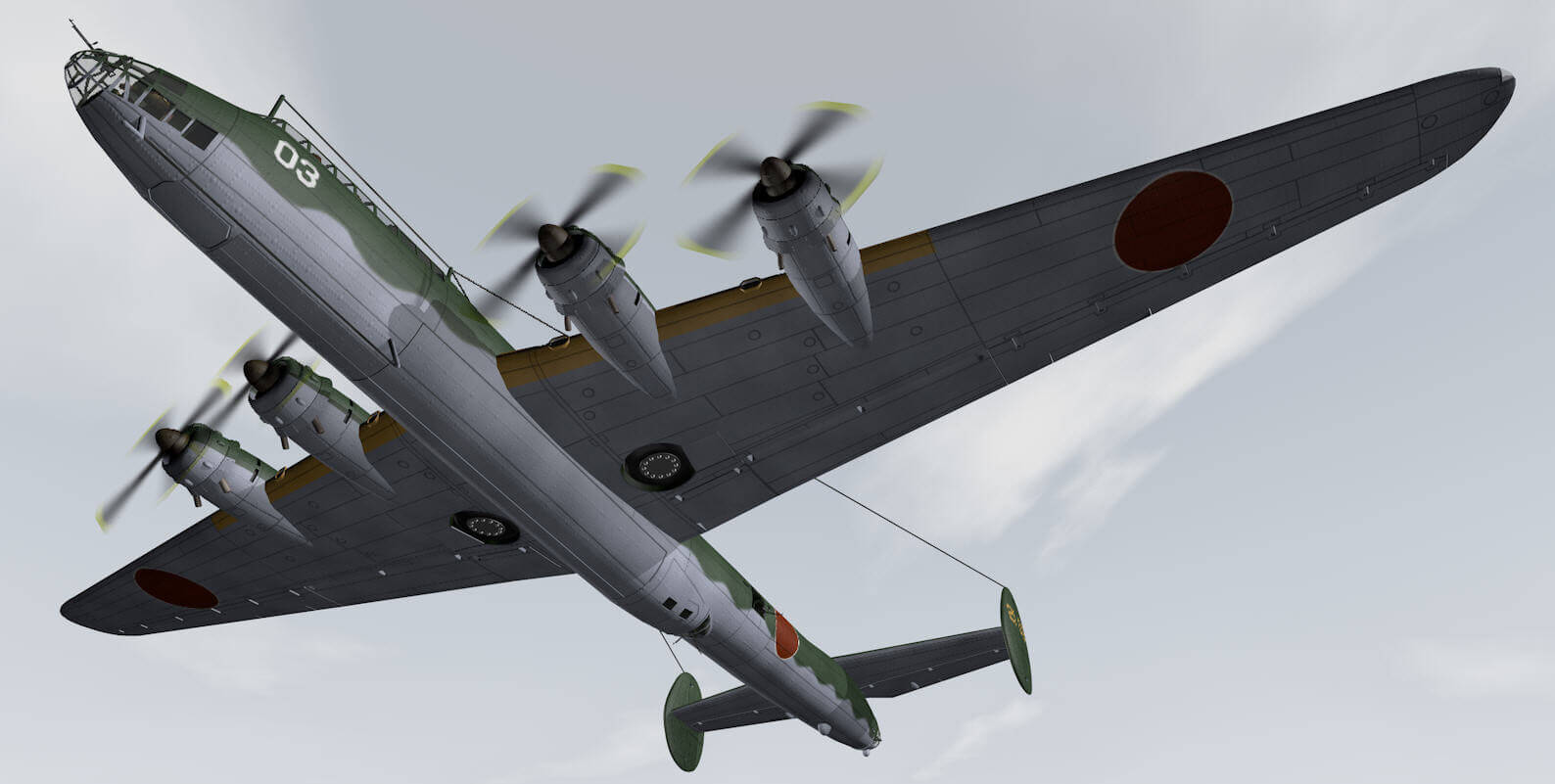 Nakajima G5N2 Shinzan (Liz) - 3D Model by ChipBassChaos