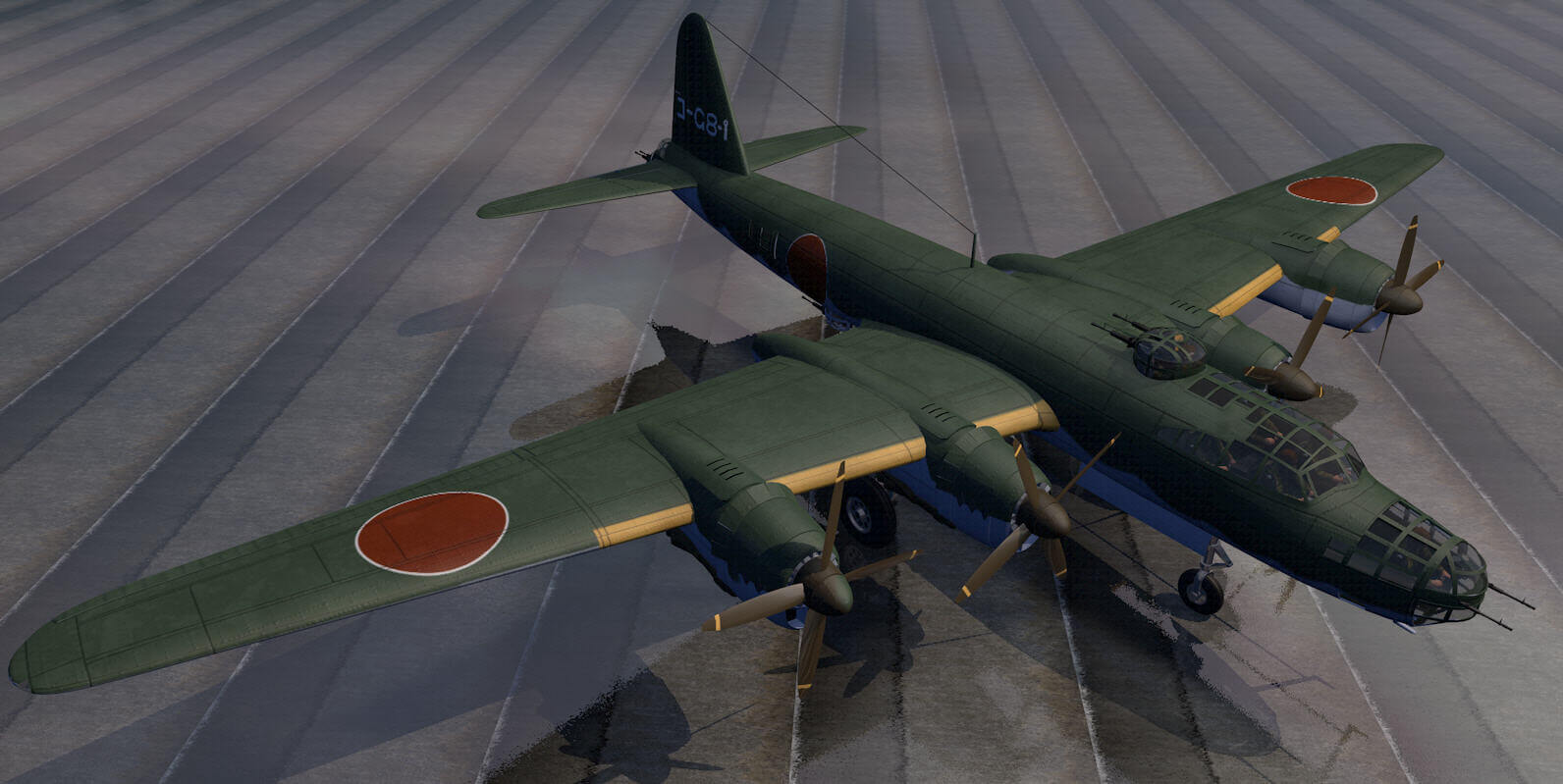 Nakajima G8N1 Renzan (Rita) - 3D Model by ChipBassChaos