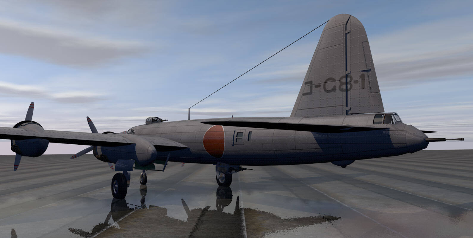 Nakajima G8N1 Renzan (Rita) - 3D Model by ChipBassChaos