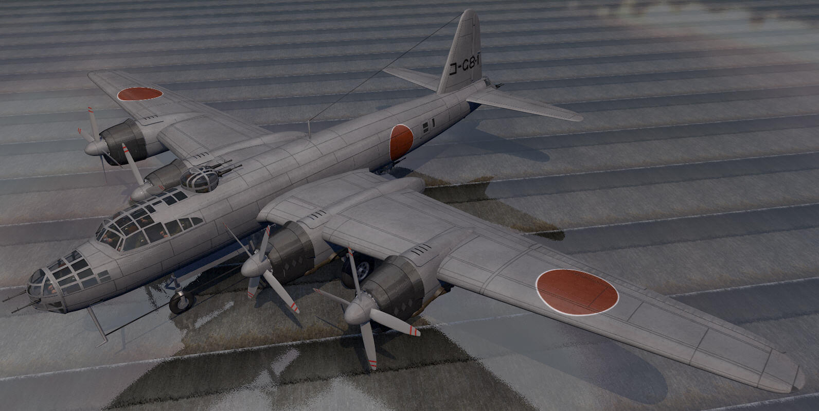 Nakajima G8N1 Renzan (Rita) - 3D Model by ChipBassChaos