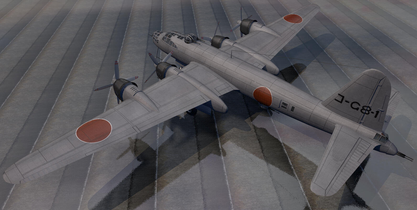 Nakajima G8N1 Renzan (Rita) - 3D Model by ChipBassChaos