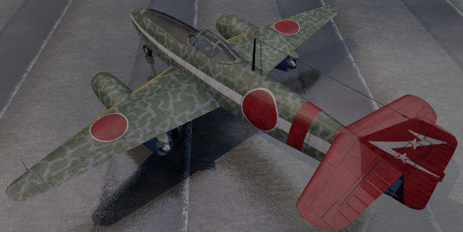 Nakajima J9Y1 Kikka - 3D Model by ChipBassChaos