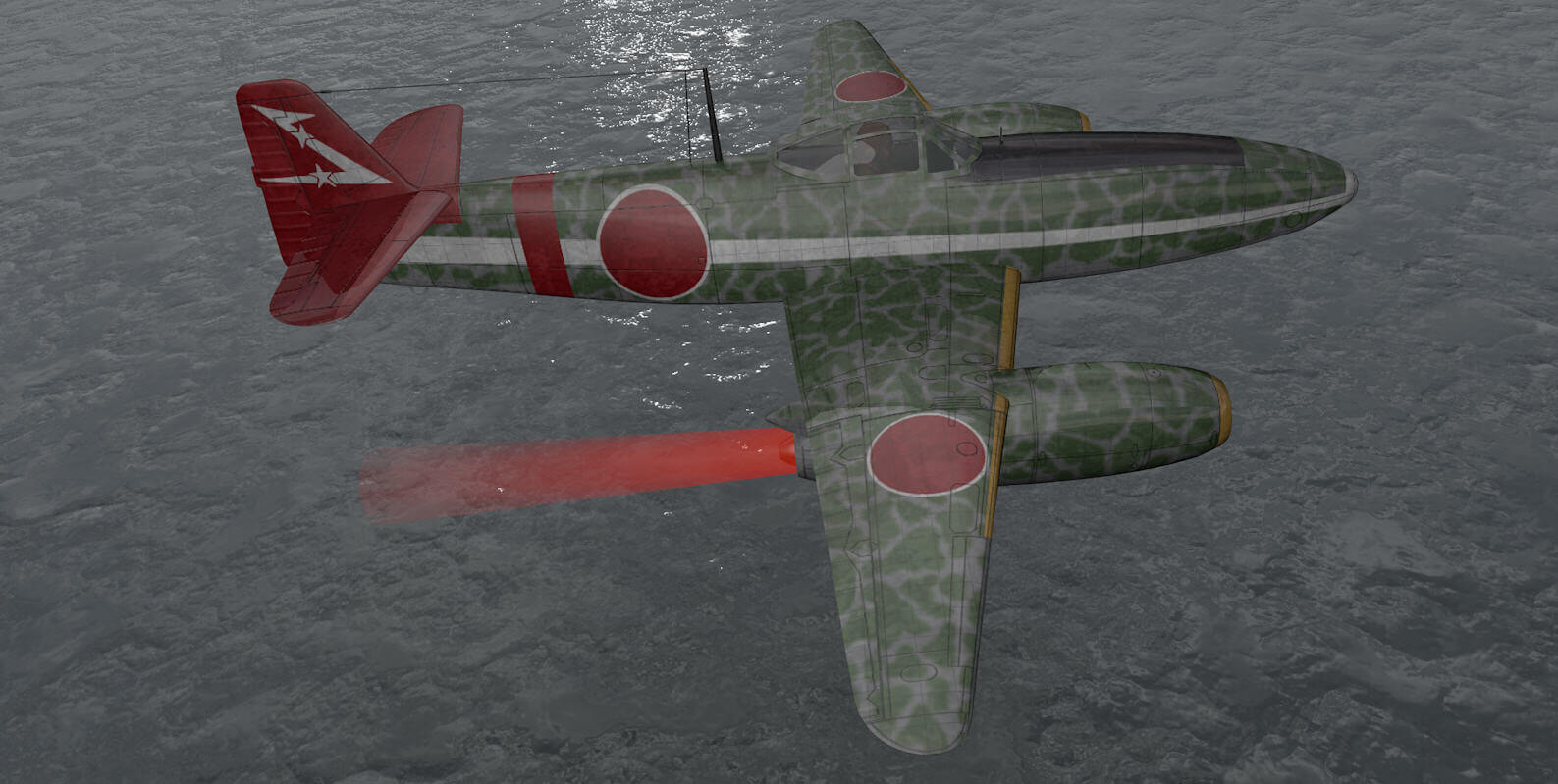 Nakajima J9Y1 Kikka - 3D Model by ChipBassChaos