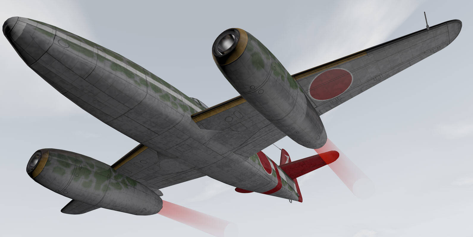 Nakajima J9Y1 Kikka - 3D Model by ChipBassChaos