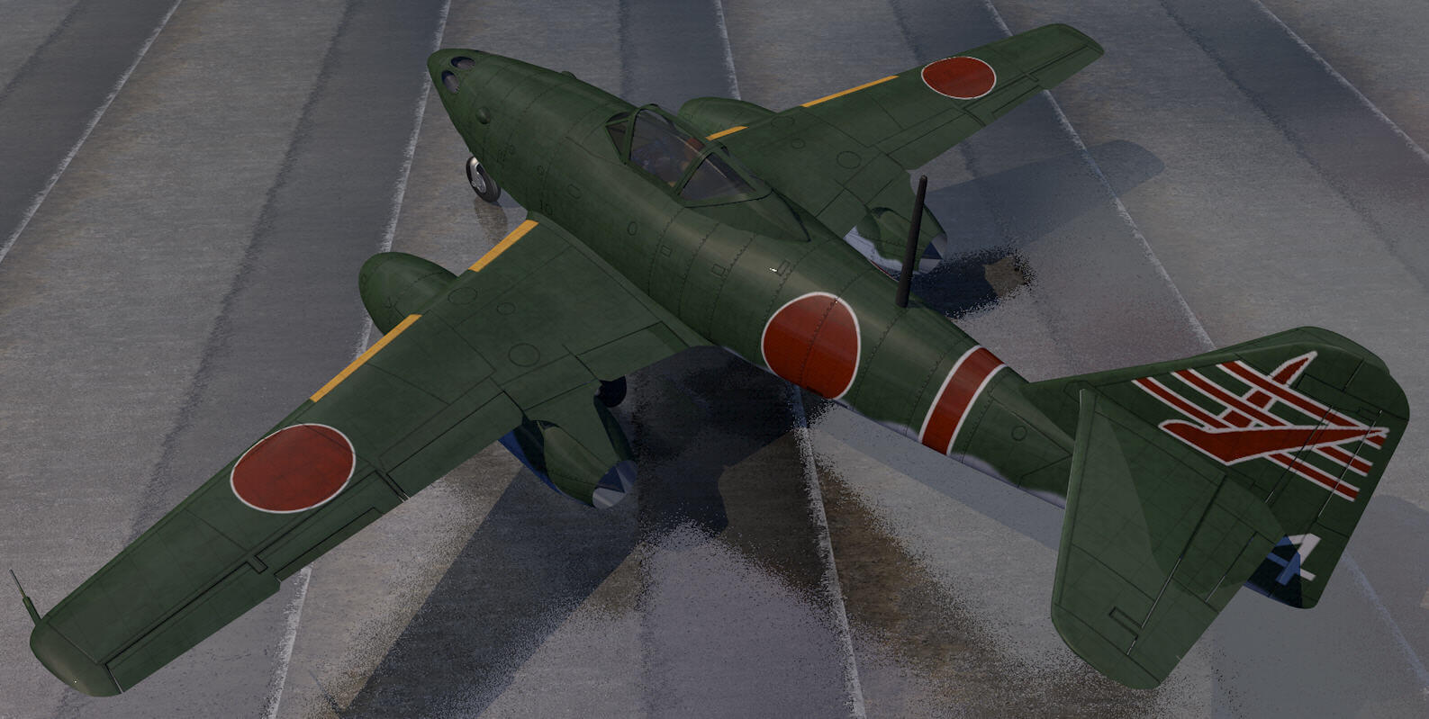Nakajima Ki-201 Karyu 3D Model by ChipBassChaos