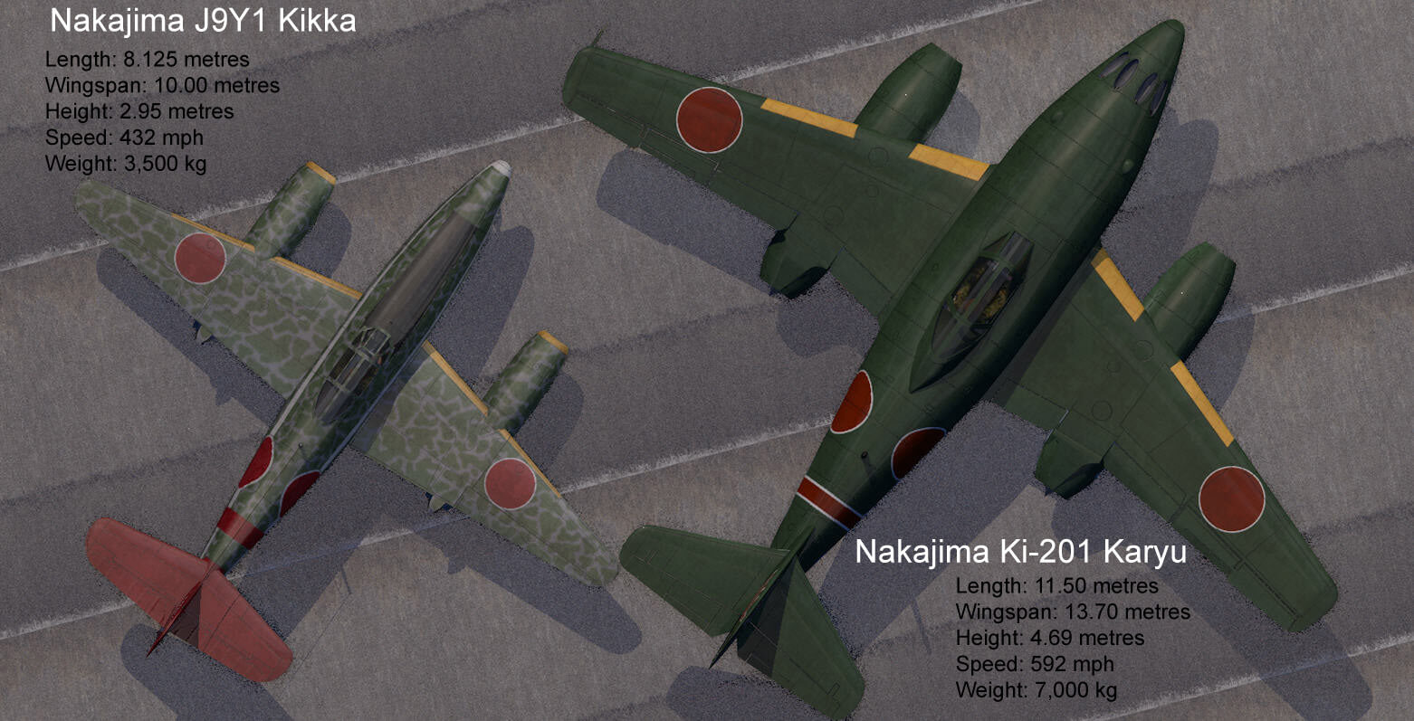 Nakajima Ki-201 Karyu 3D Model by ChipBassChaos