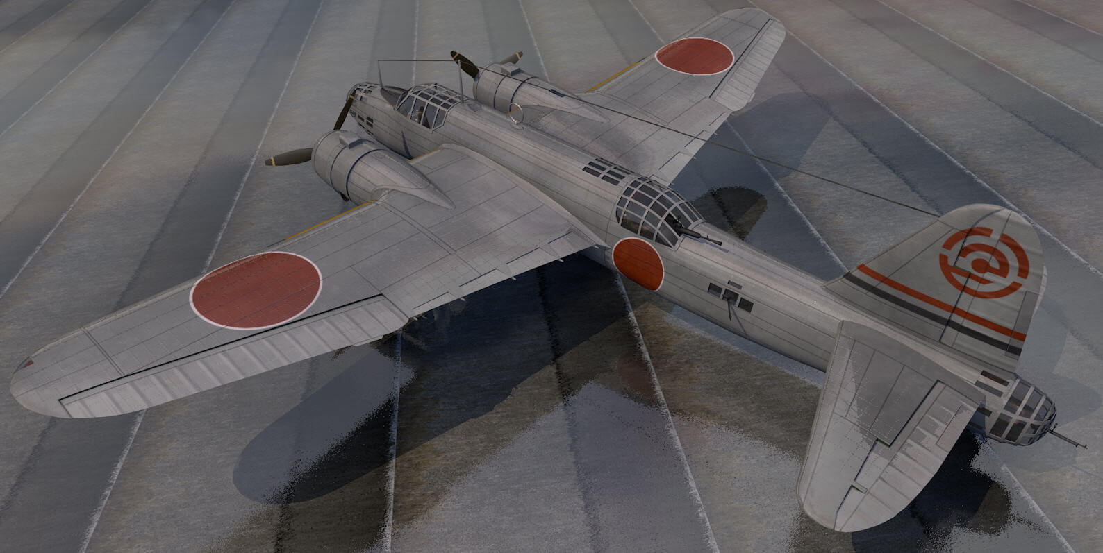 Nakajima Ki-49 Donryu (Helen) 3D Model by ChipBassChaos