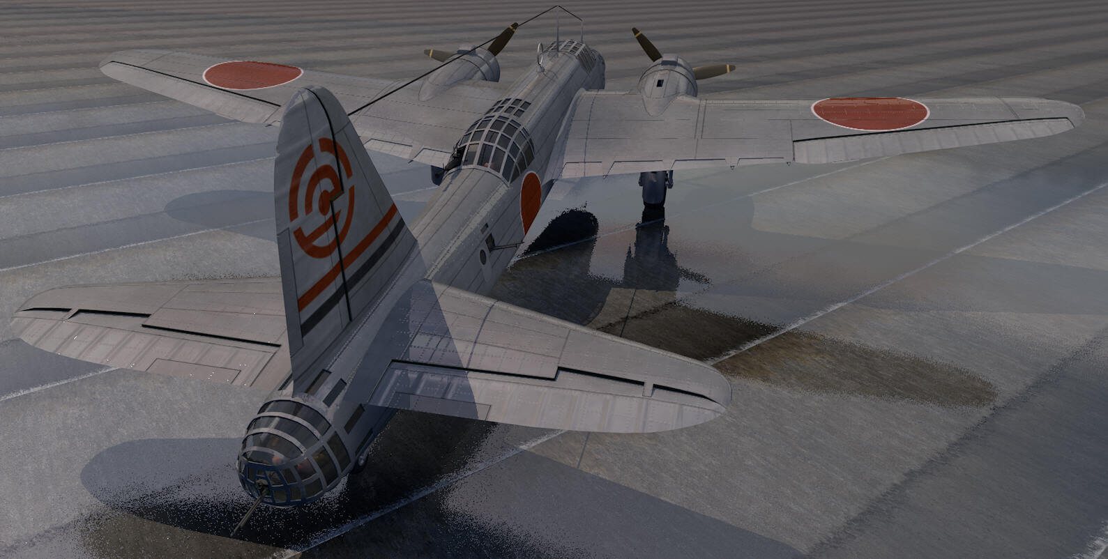 Nakajima Ki-49 Donryu (Helen) 3D Model by ChipBassChaos