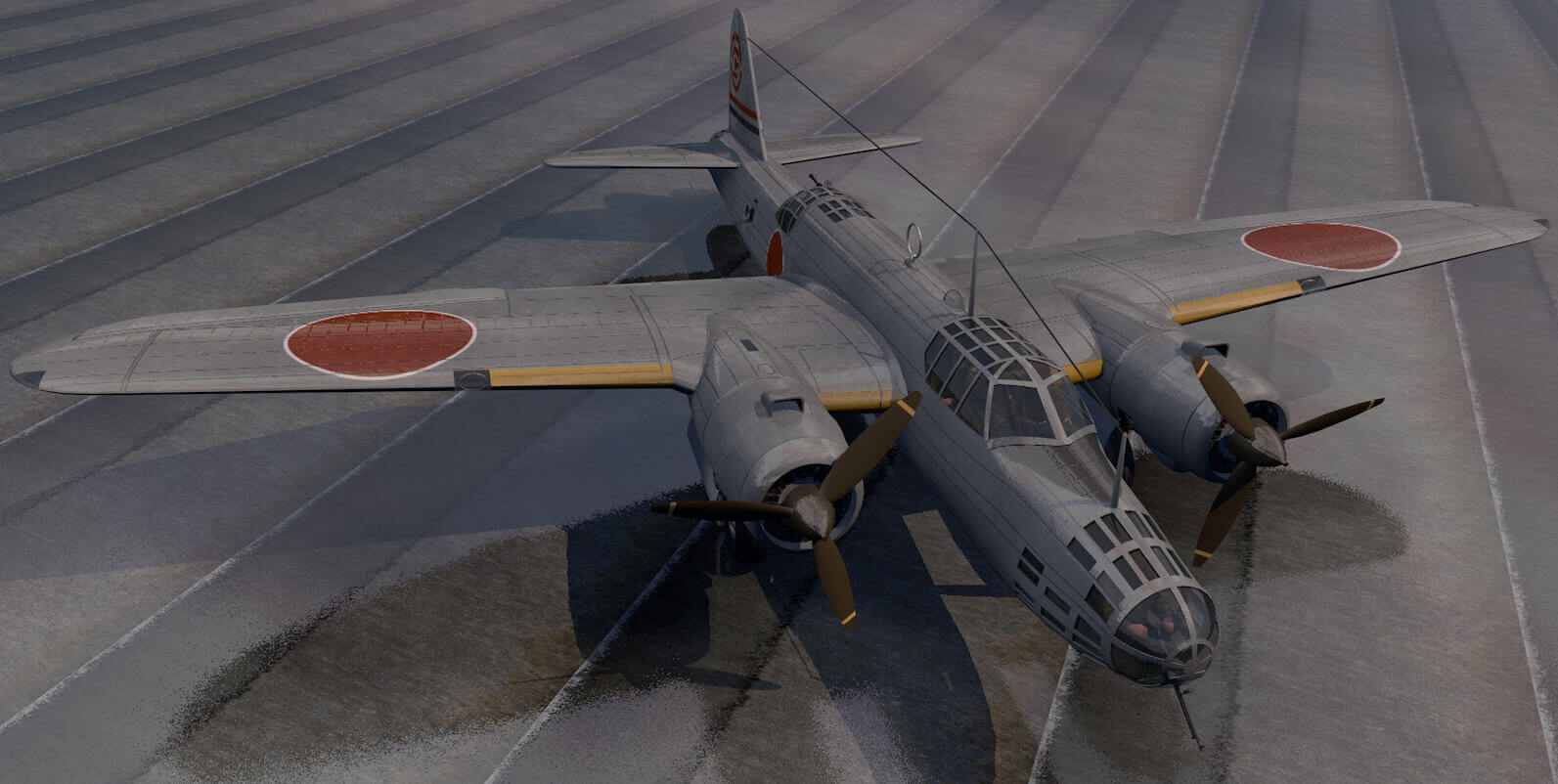 Nakajima Ki-49 Donryu (Helen) 3D Model by ChipBassChaos