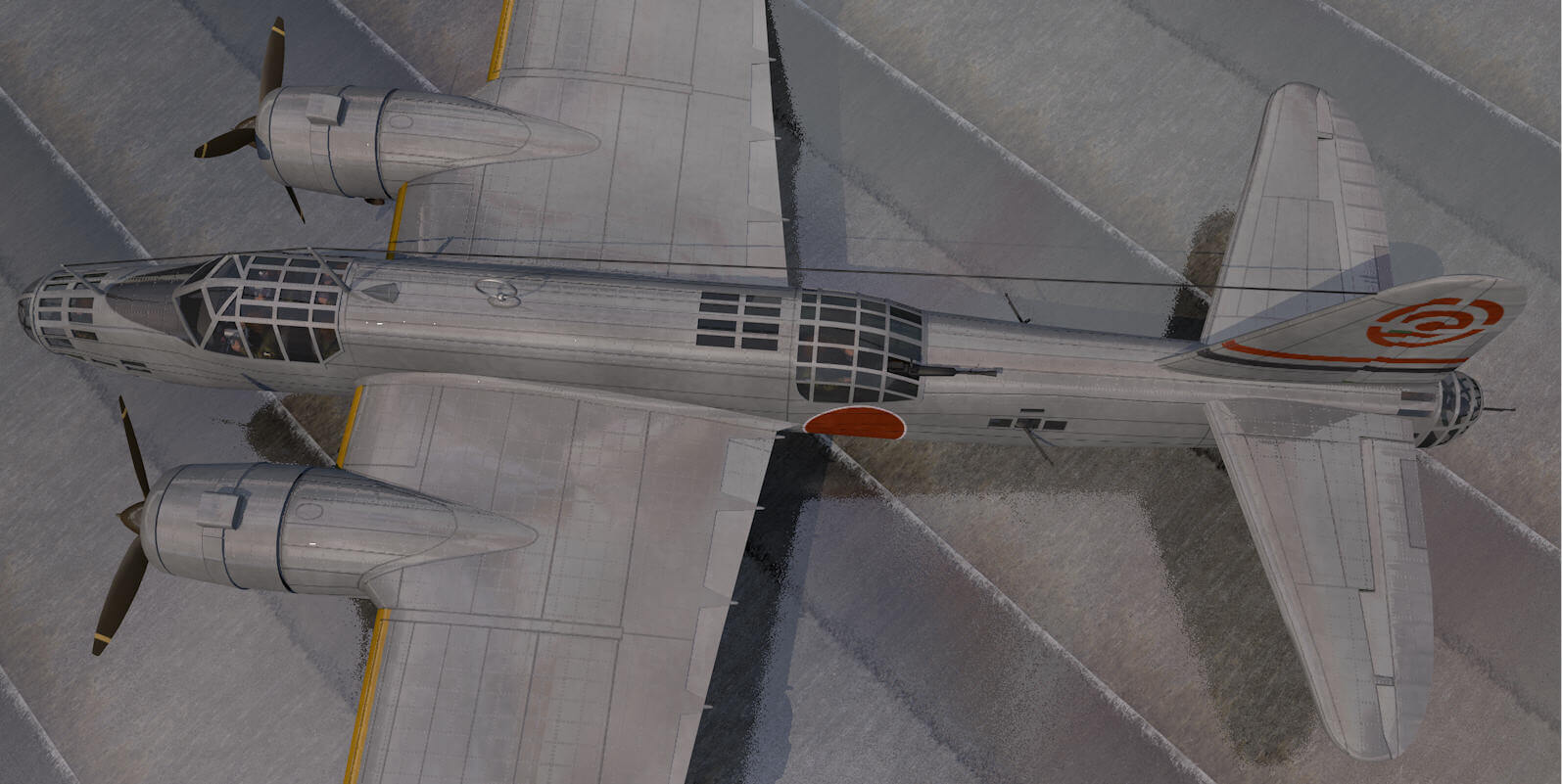 Nakajima Ki-49 Donryu (Helen) 3D Model by ChipBassChaos