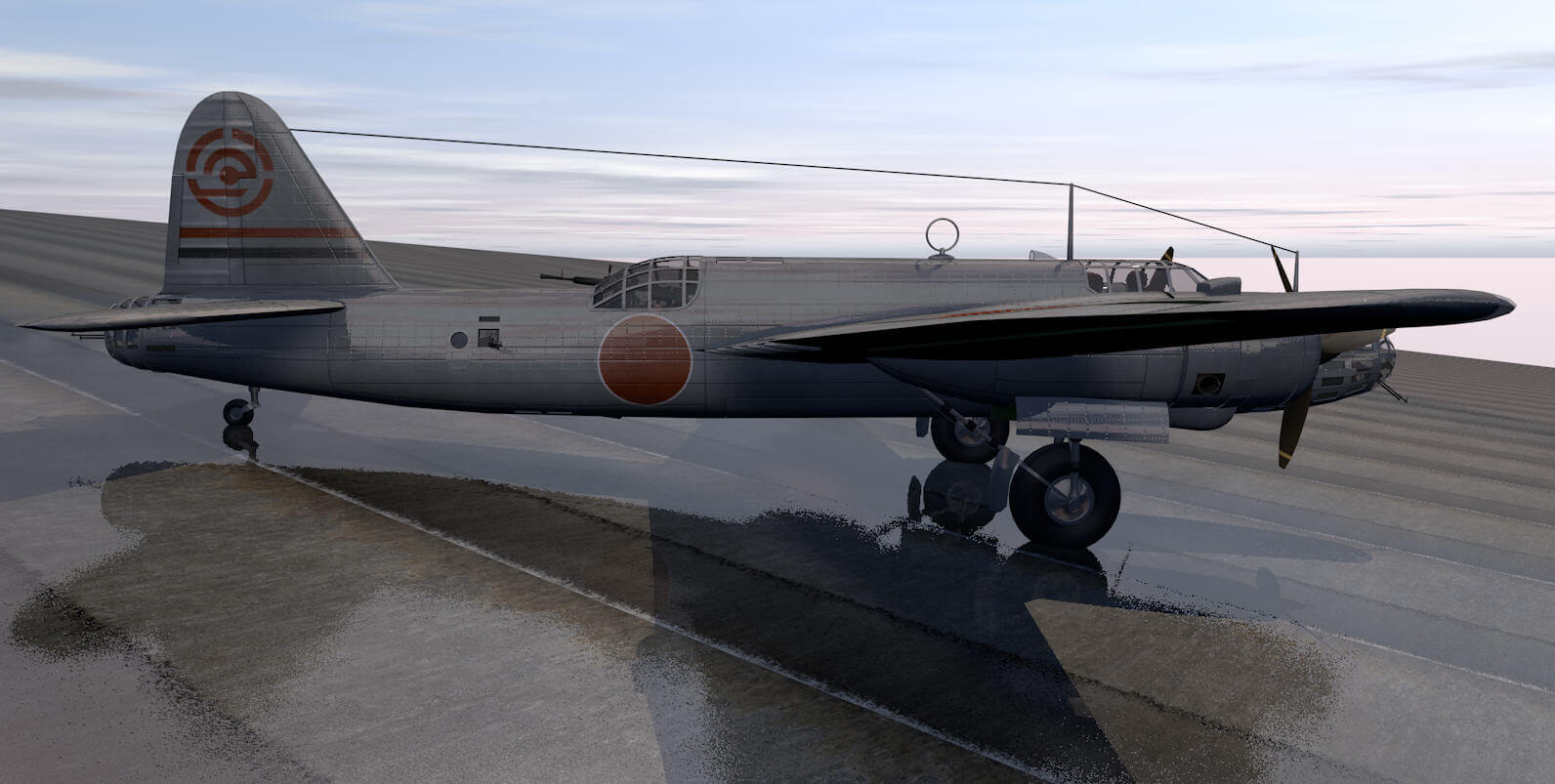 Nakajima Ki-49 Donryu (Helen) 3D Model by ChipBassChaos