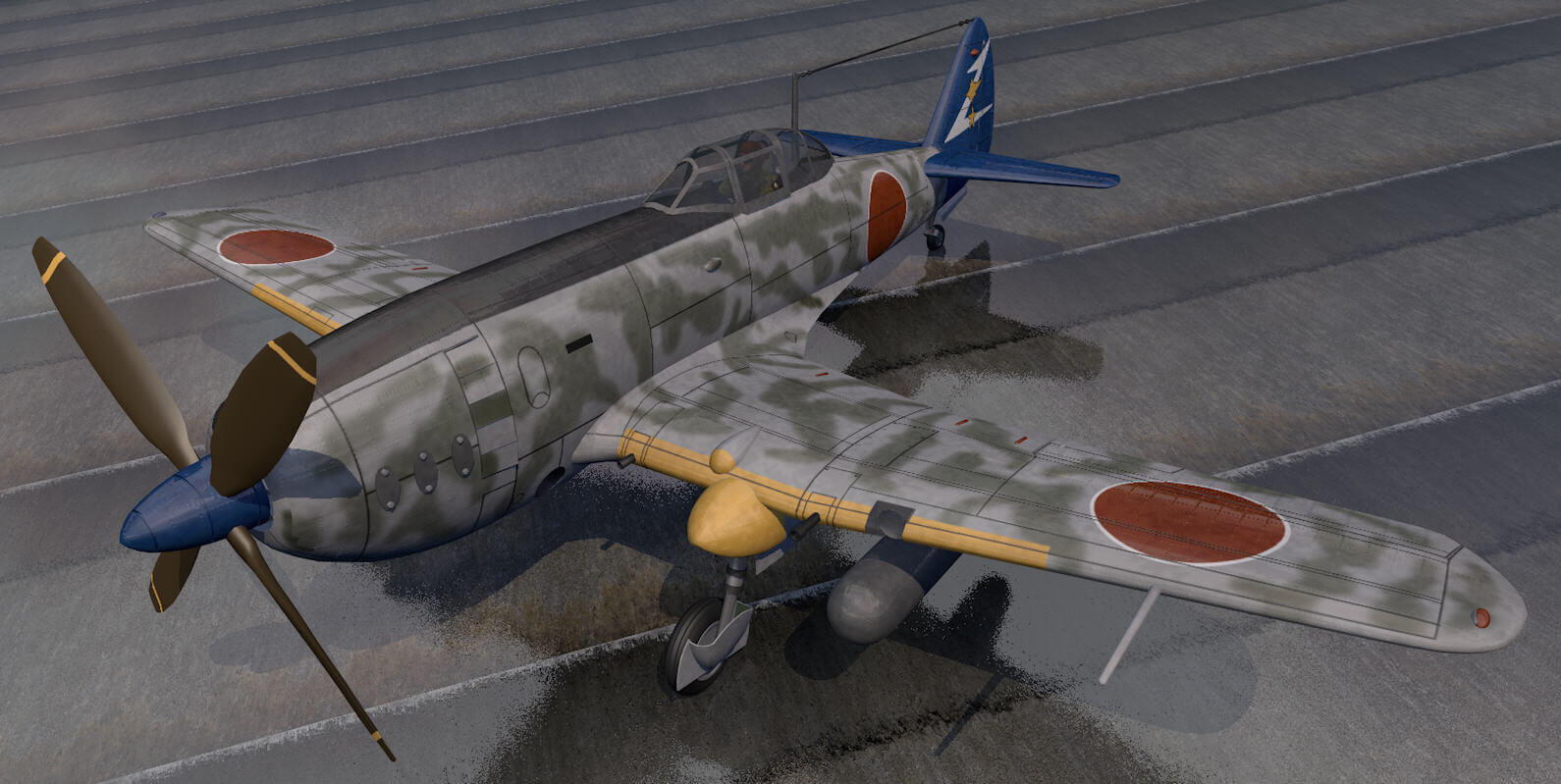 Nakajima Ki-87-1 3D Model by ChipBassChaos