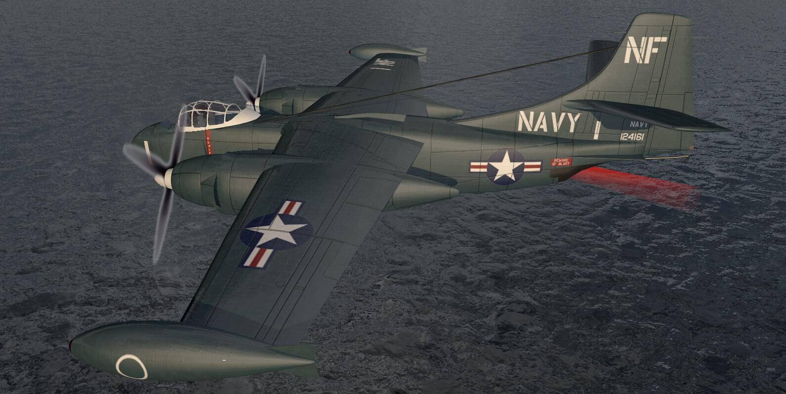 North American AJ-1 Savage 3D Model by ChipBassChaos