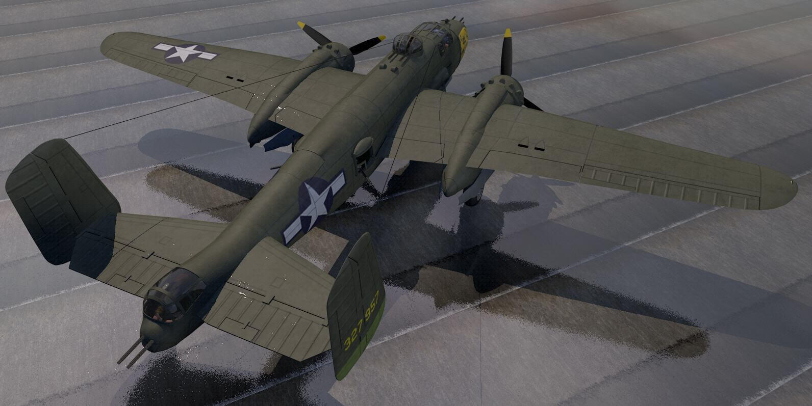 North American B-25J Mitchell - The Strafer 3D Model by ChipBassChaos